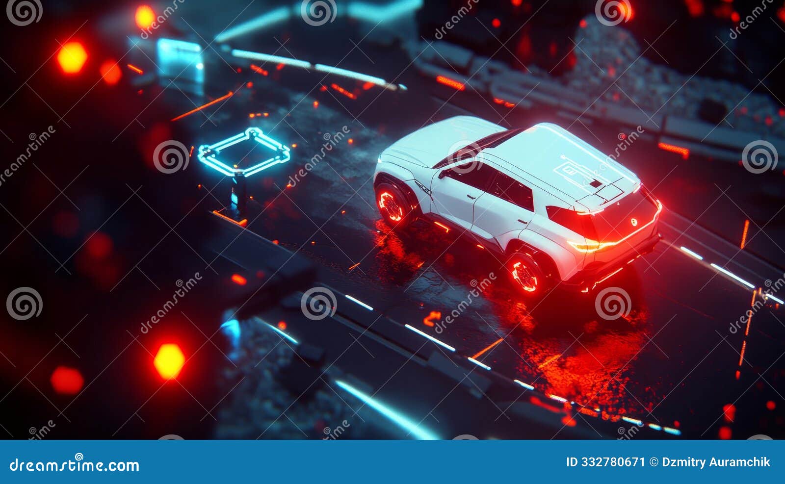Sensing System And Wireless Communication Network Of Vehicle Concept ...