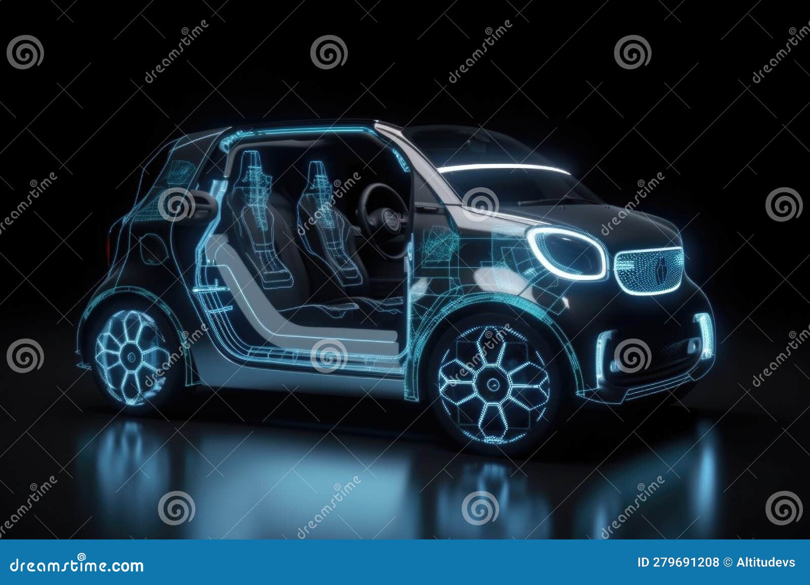 Smart Car with Facial Recognition System, Unlocking the Doors and ...