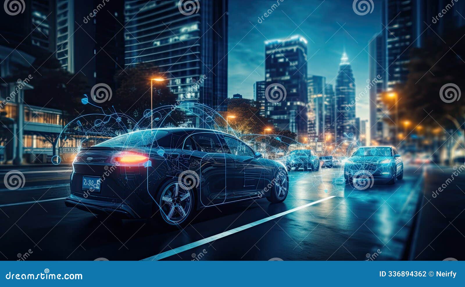 Smart Car and Internet of Things (IOT) Concept, IoT Based Vehicle ...