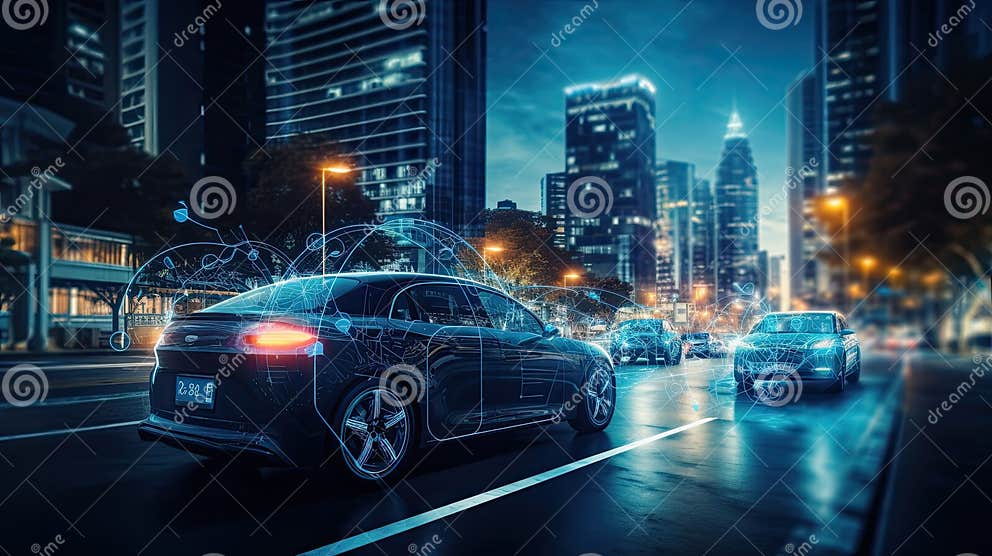 Smart Car and Internet of Things (IOT) Concept, IoT Based Vehicle ...