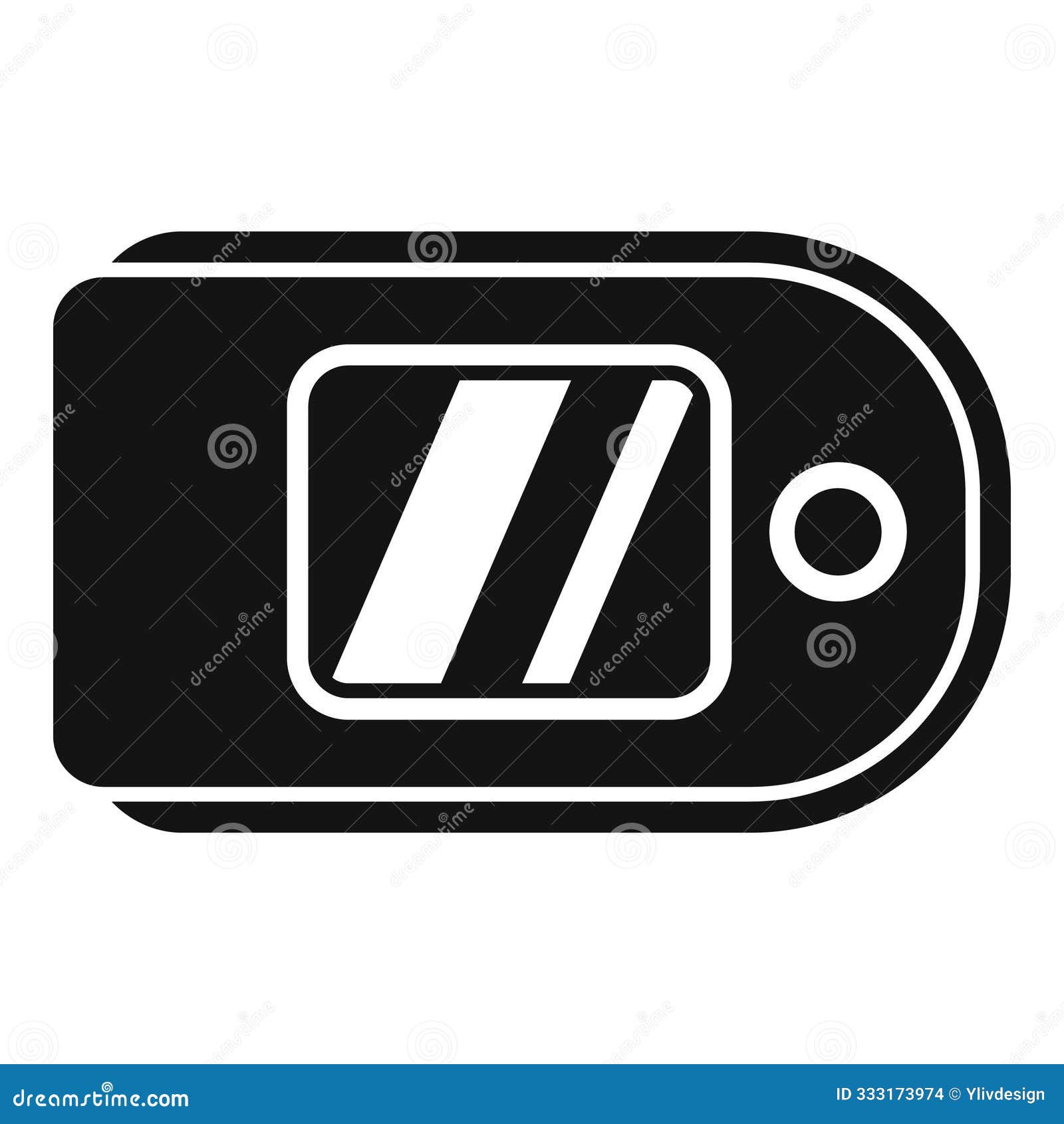 Smart Car Key Using Keyless Entry System Icon Stock Illustration ...
