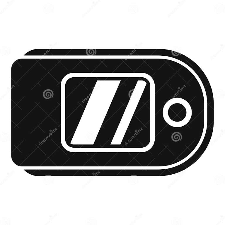Smart Car Key Using Keyless Entry System Icon Stock Illustration ...