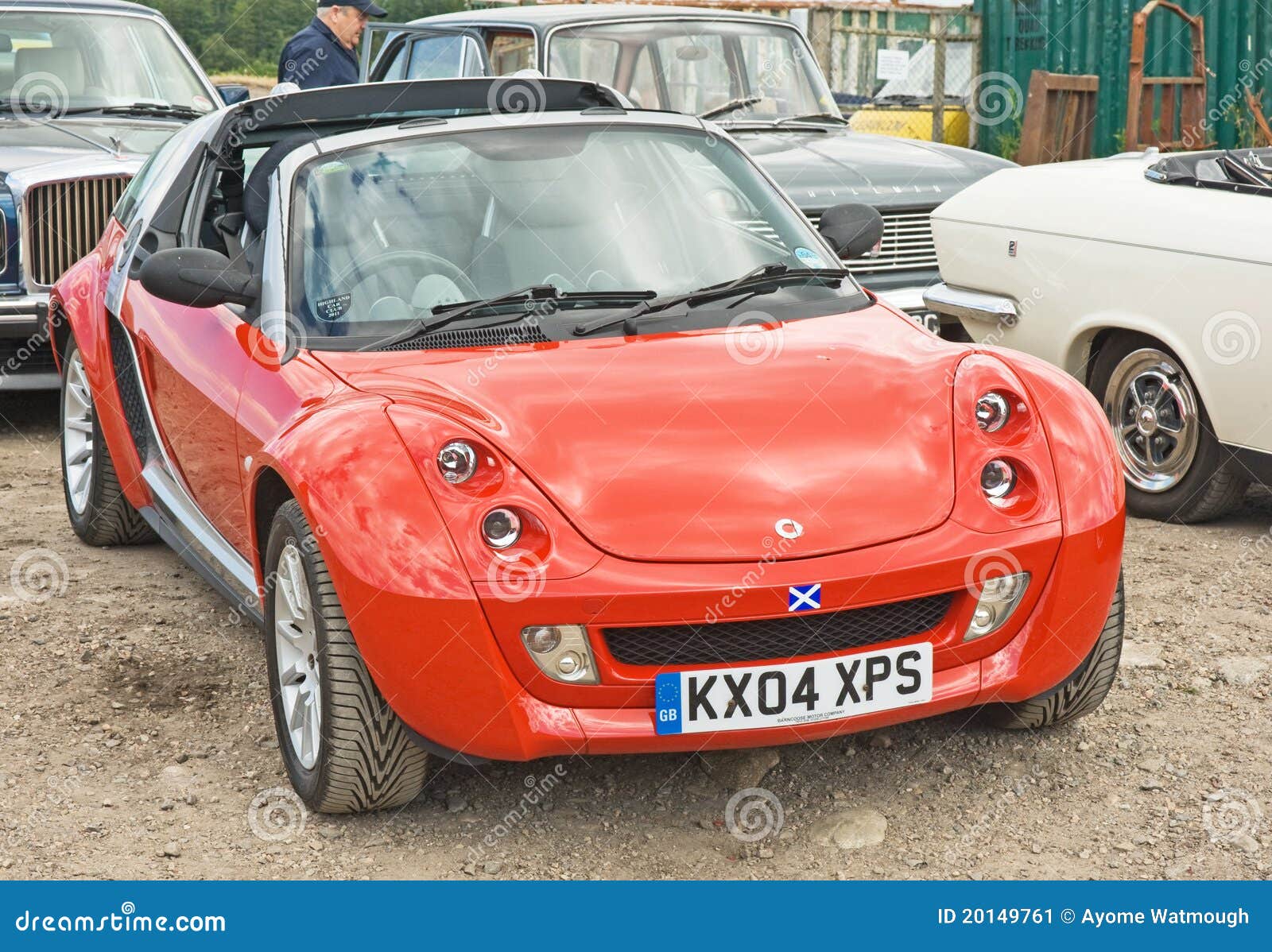Smart Car at the National Rally in Inverness. Editorial Photo - Image ...