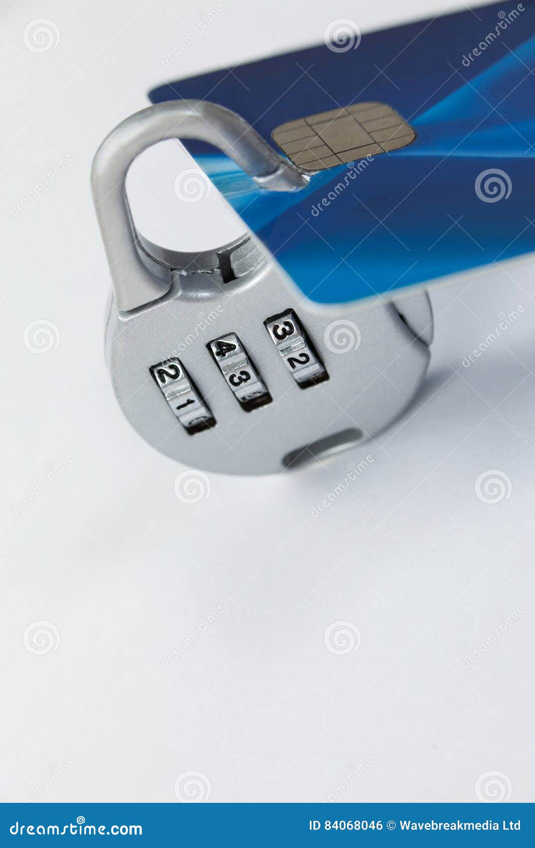 Smart Card Protected with Number Lock Stock Photo - Image of secure ...