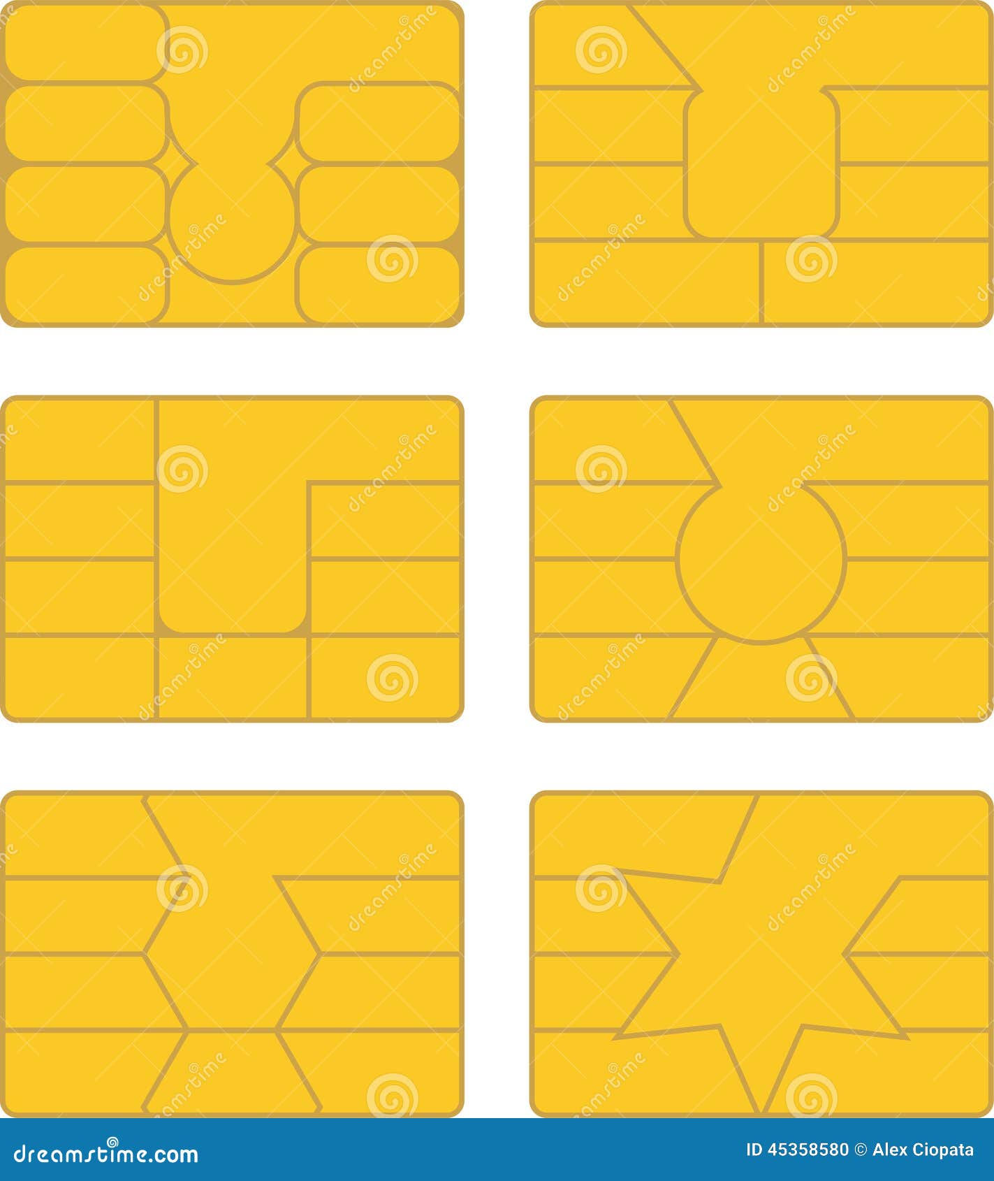 Smart card stock vector. Illustration of concept, graphic - 45358580