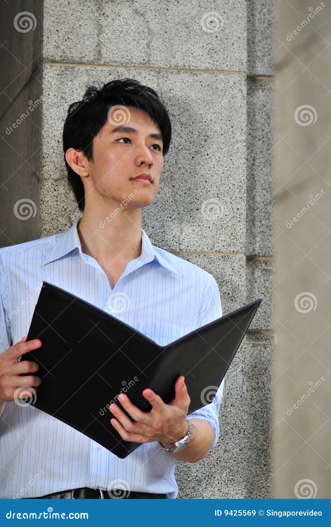 Smart Casual Looking Asian Man Stock Image - Image of work, japan: 9425569