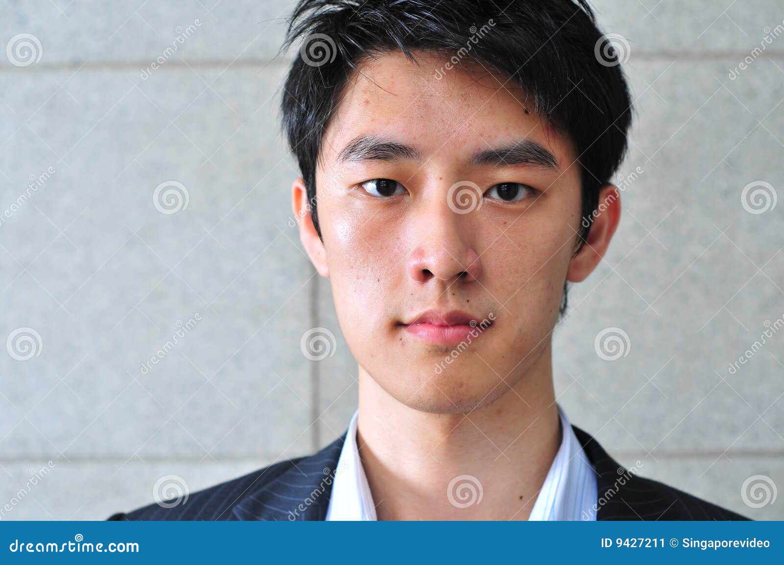 Smart Casual Looking Asian Man Stock Image - Image of korean, asian ...