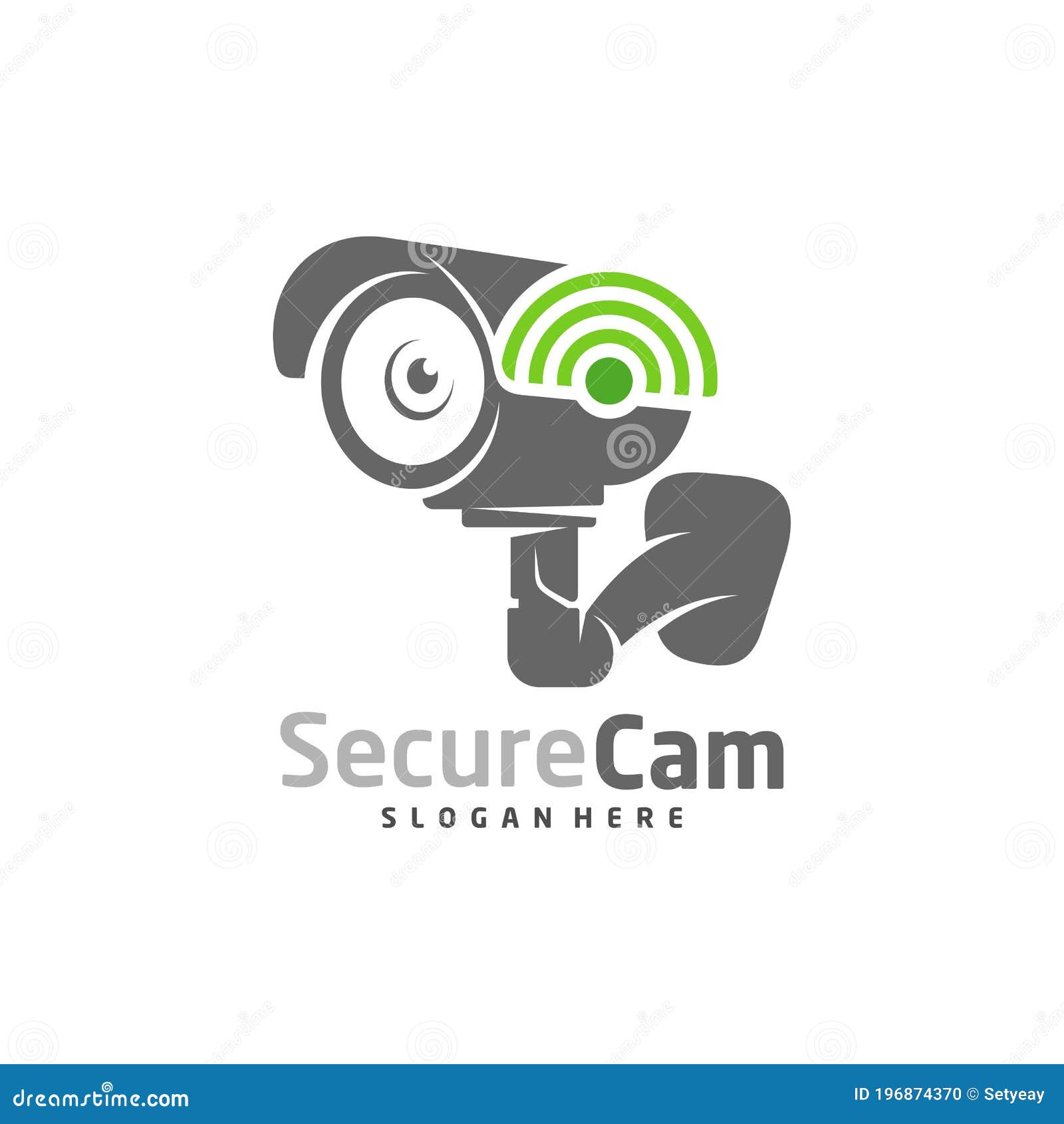 Smart CCTV Camera Logo Design Vector Template, Concept Symbol Icon ...