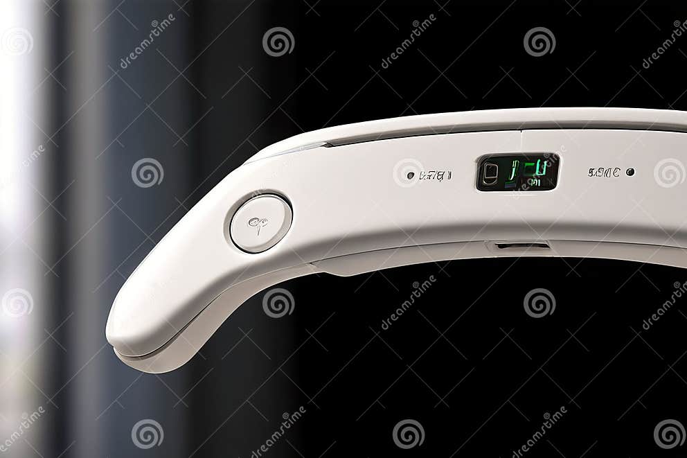 Smart Ceiling Fan Controller a Sleek Remote with a Digital Displ Stock ...