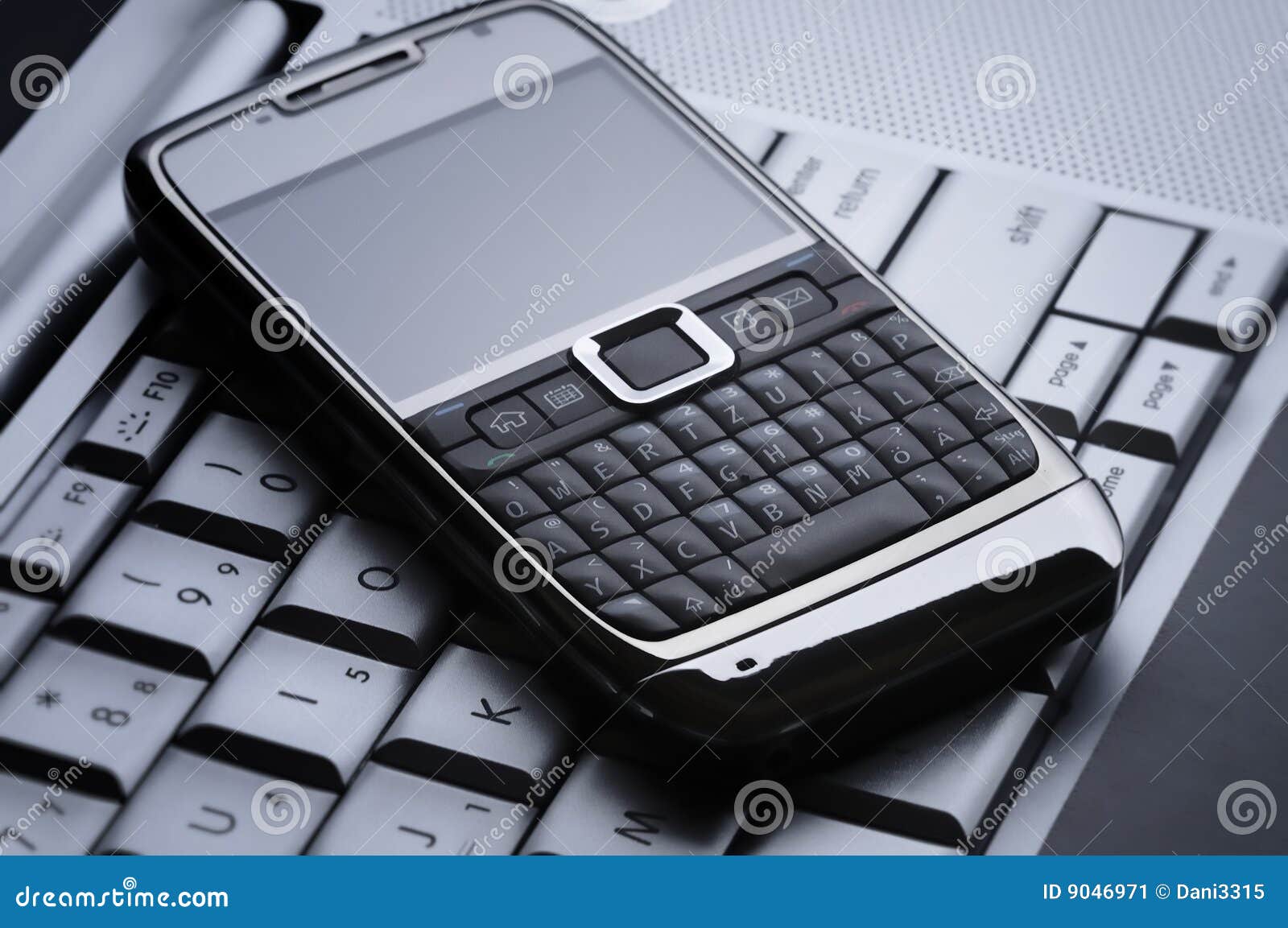 Smart cell phone stock image. Image of display, appointment - 9046971