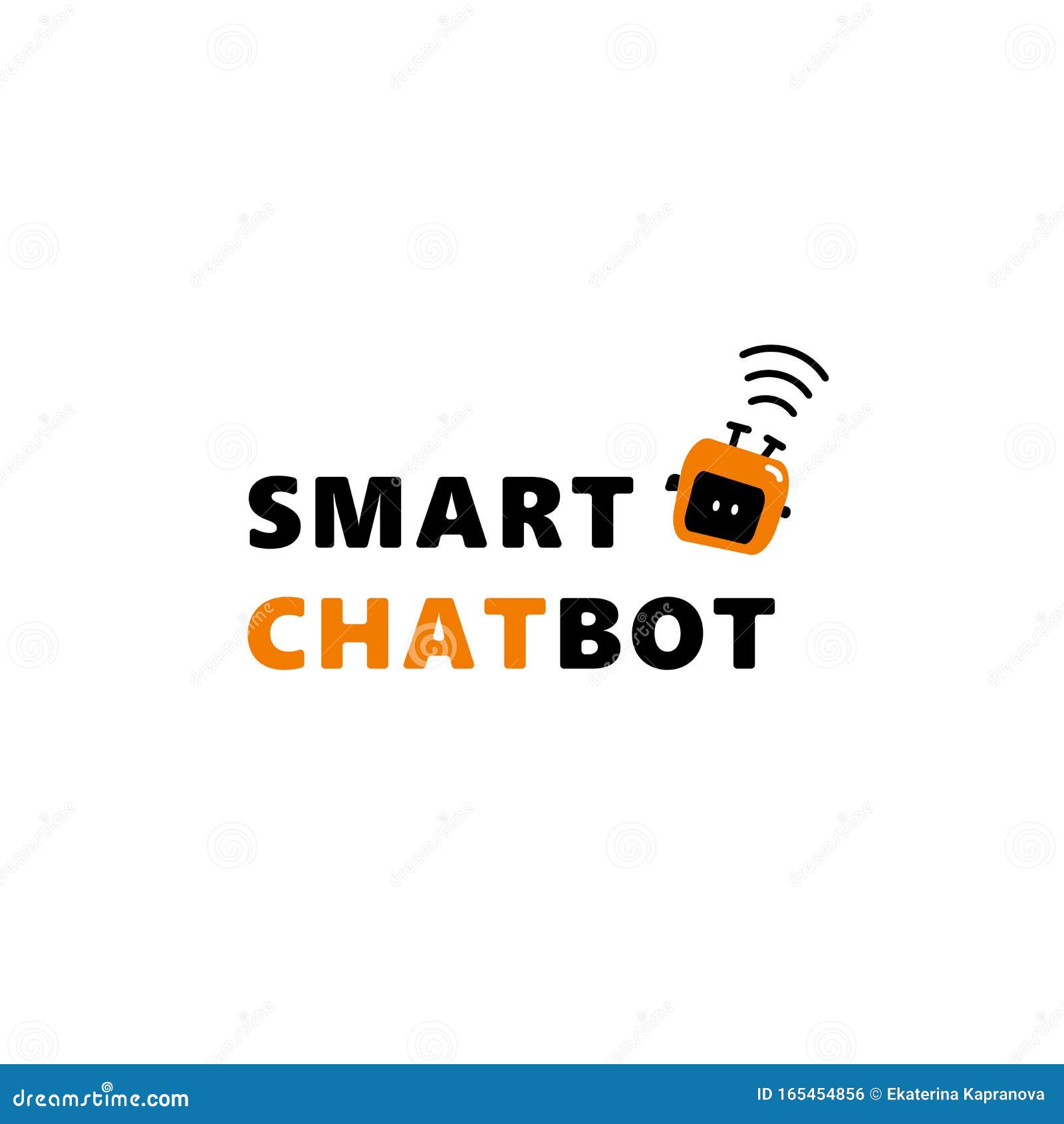 Smart Chatbot. Robot Head Icon Sign. Vector Illustration. Stock Vector ...