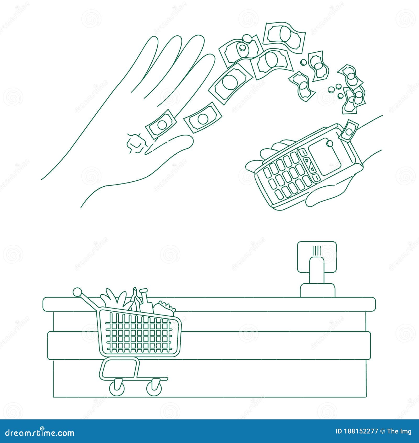 EMV Chip Payment Method Concept.Hand Using Credit Or Debit Card ...