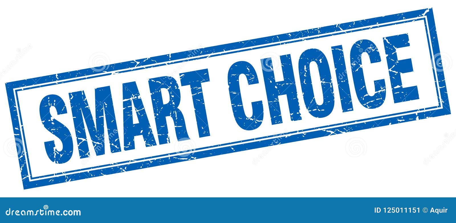 Smart choice stamp stock vector. Illustration of scratched - 125011151