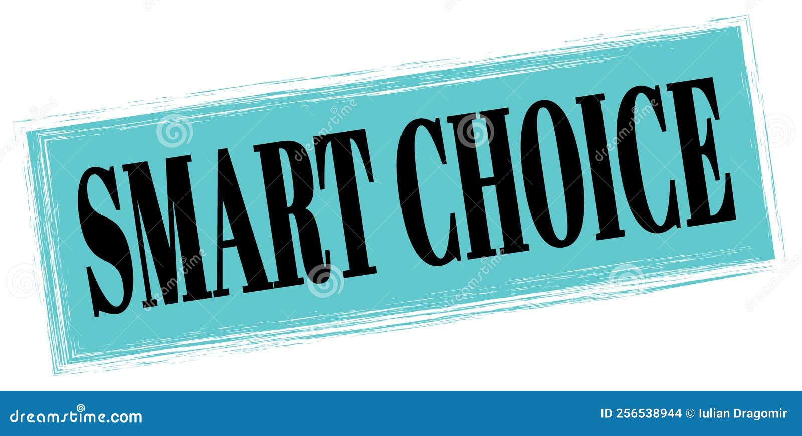 SMART CHOICE Text Written on Blue-black Stamp Sign Stock Photo - Image ...