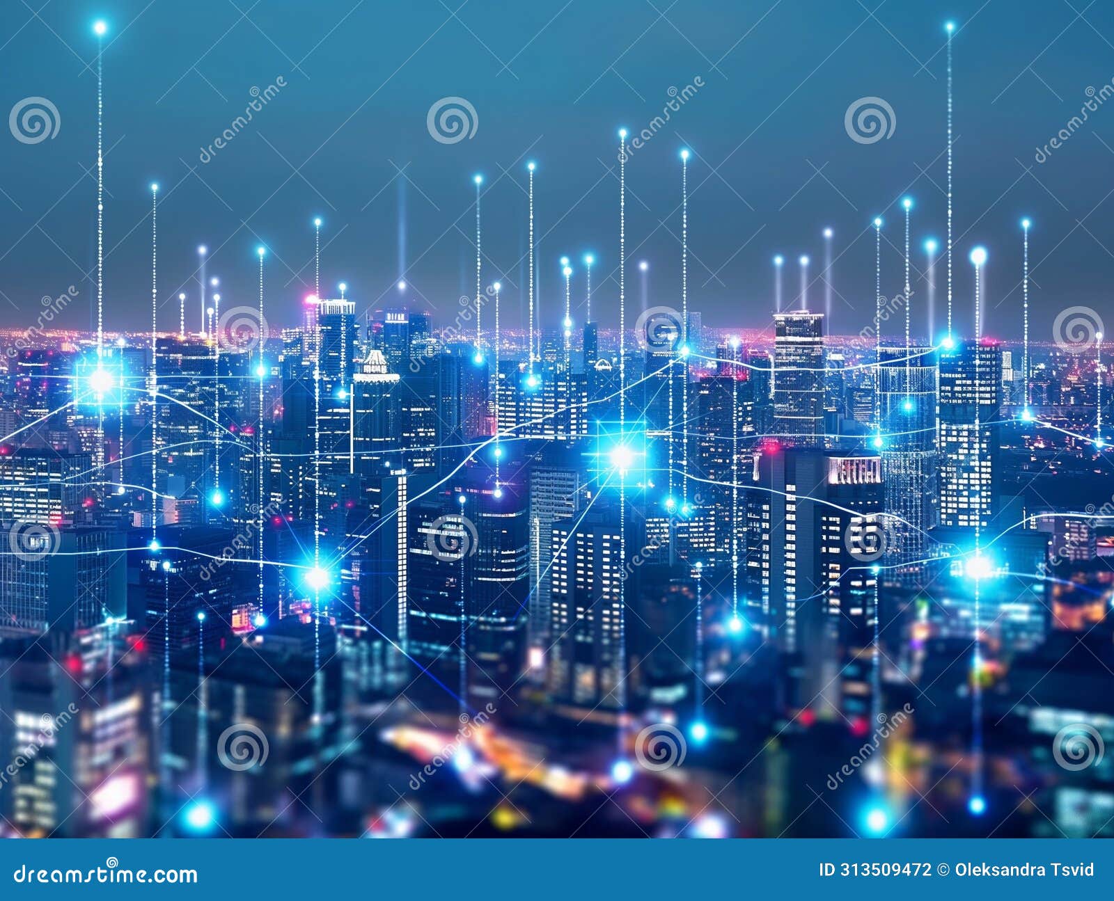 Smart City Big Data Connection Technology in Big City, Big Data ...