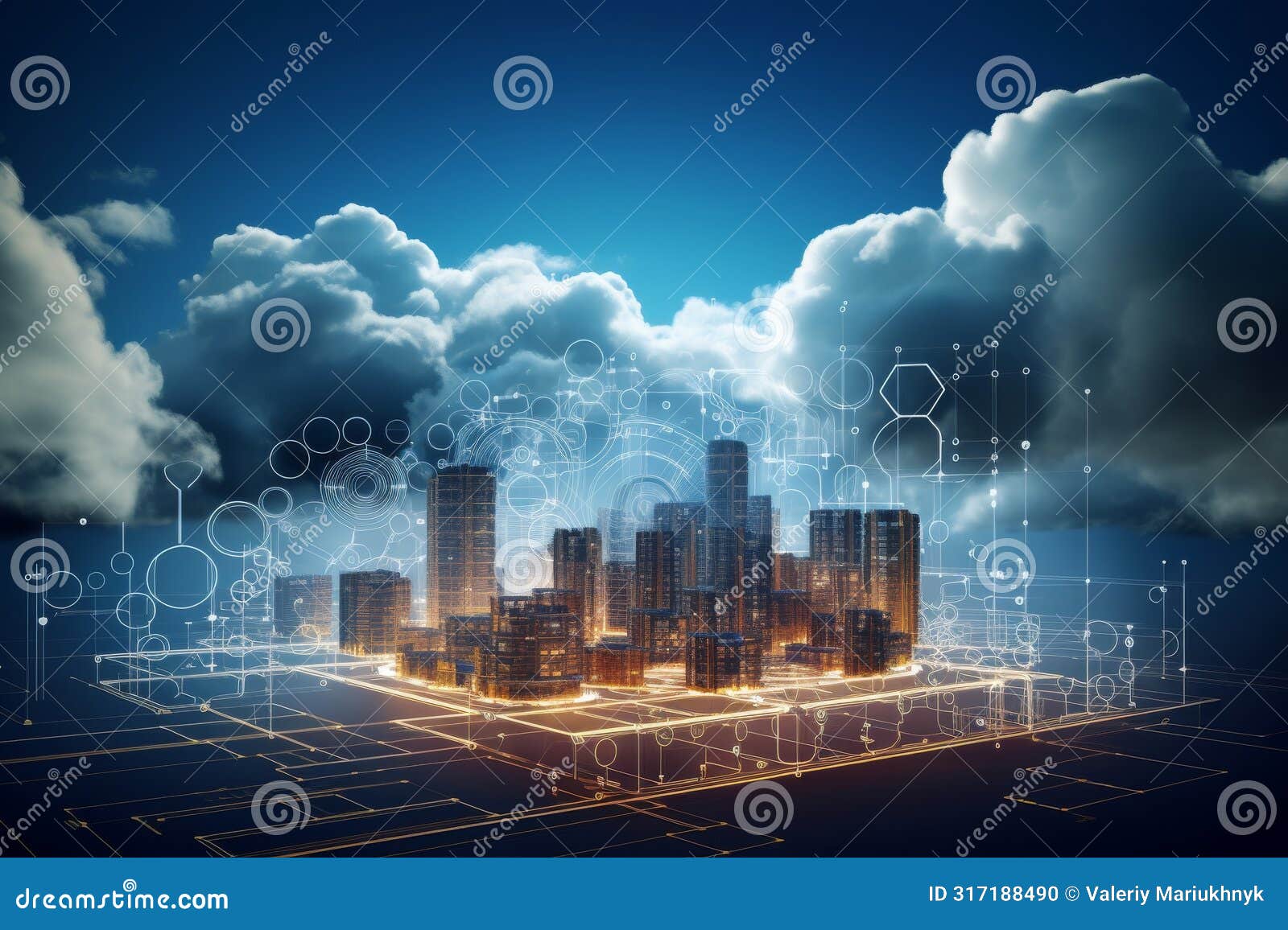 Smart City Concept with Advanced Technology Integration for Urban ...