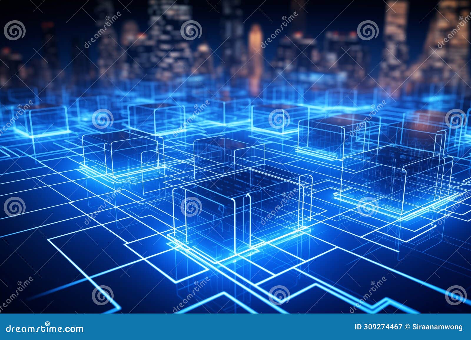 Smart City Concept. by Generative Ai Stock Illustration - Illustration ...