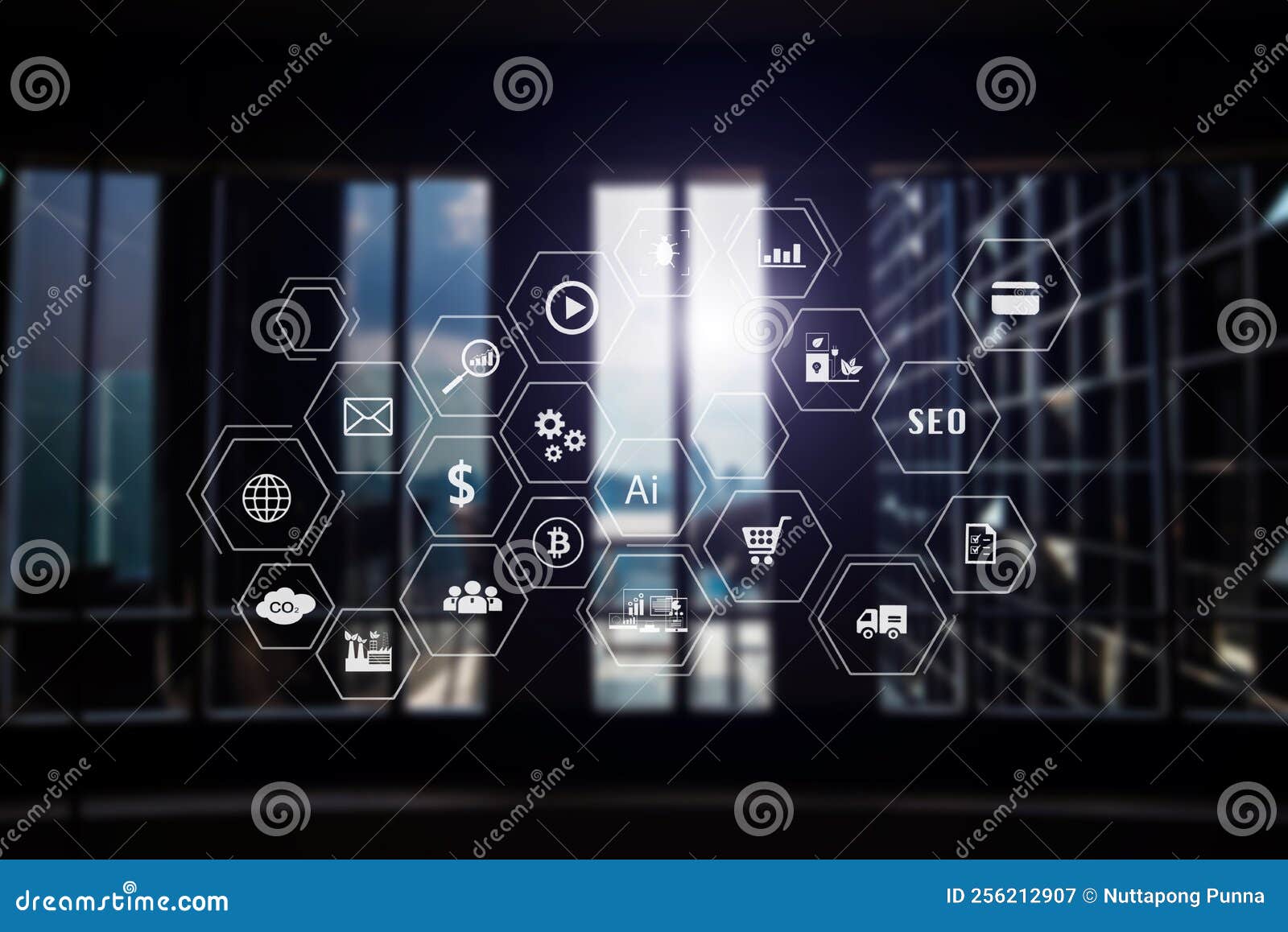 Smart City Data Management Platform with Virtual Interface Graphic ...