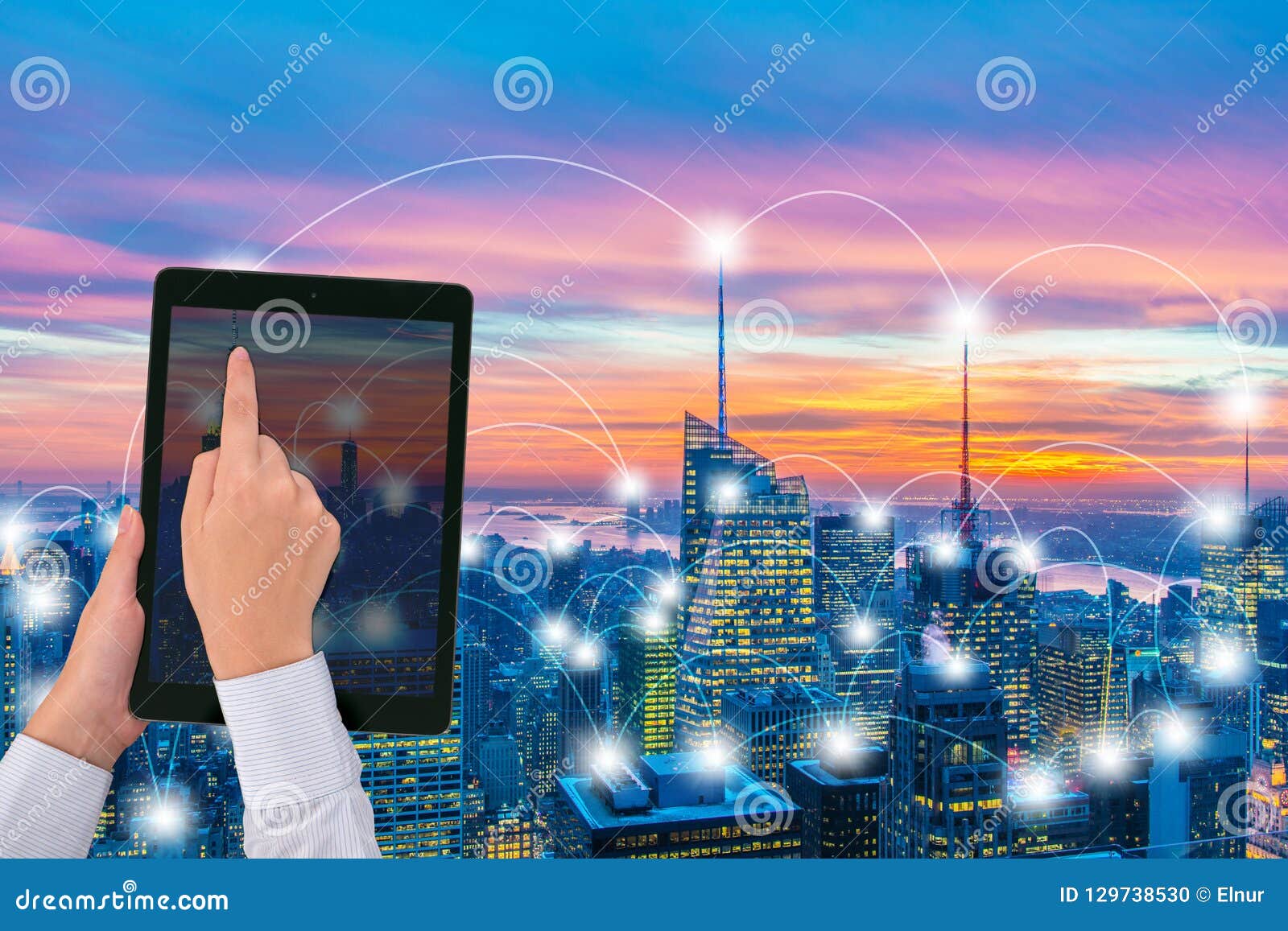 The Smart City in Innovation Concept Stock Photo - Image of ...