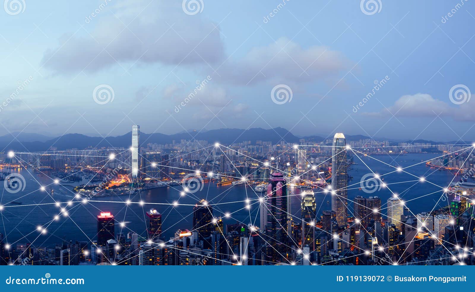 Smart City and Internet of Things, Wireless Communication Network Stock ... Smart City and Internet of Things, Wireless Communication Network Stock ...