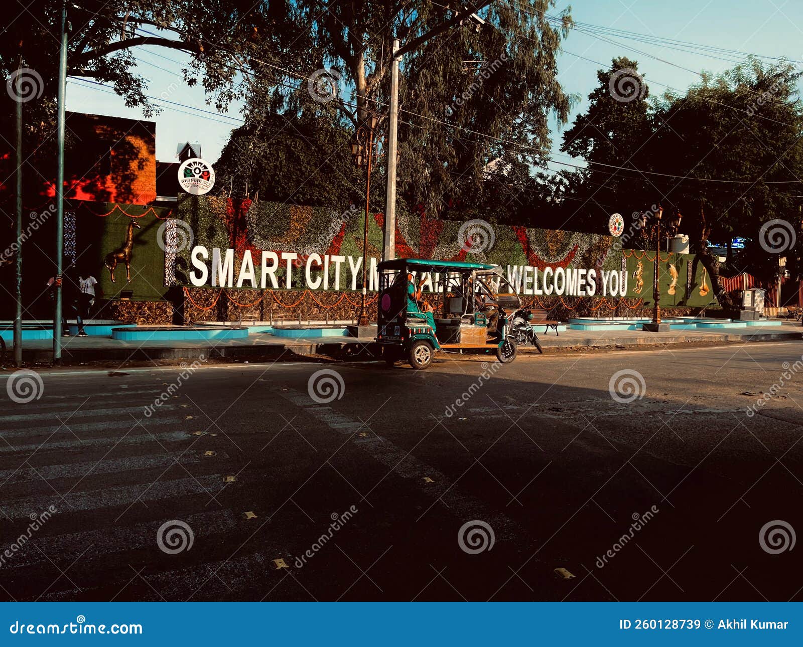Smart City Moradabad Sunset View Editorial Stock Image - Image of like ...