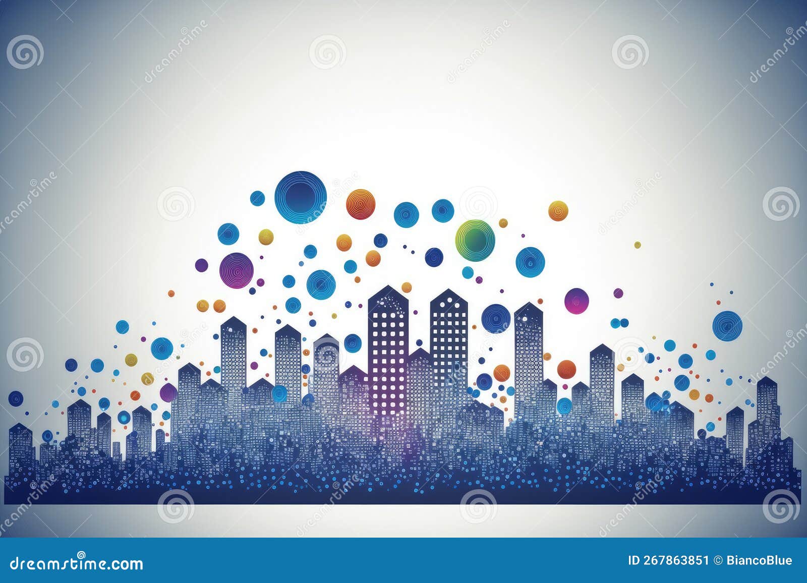 Smart City Social Media Network Connection Concept Stock Illustration ... Smart City Social Media Network Connection Concept Stock Illustration ...