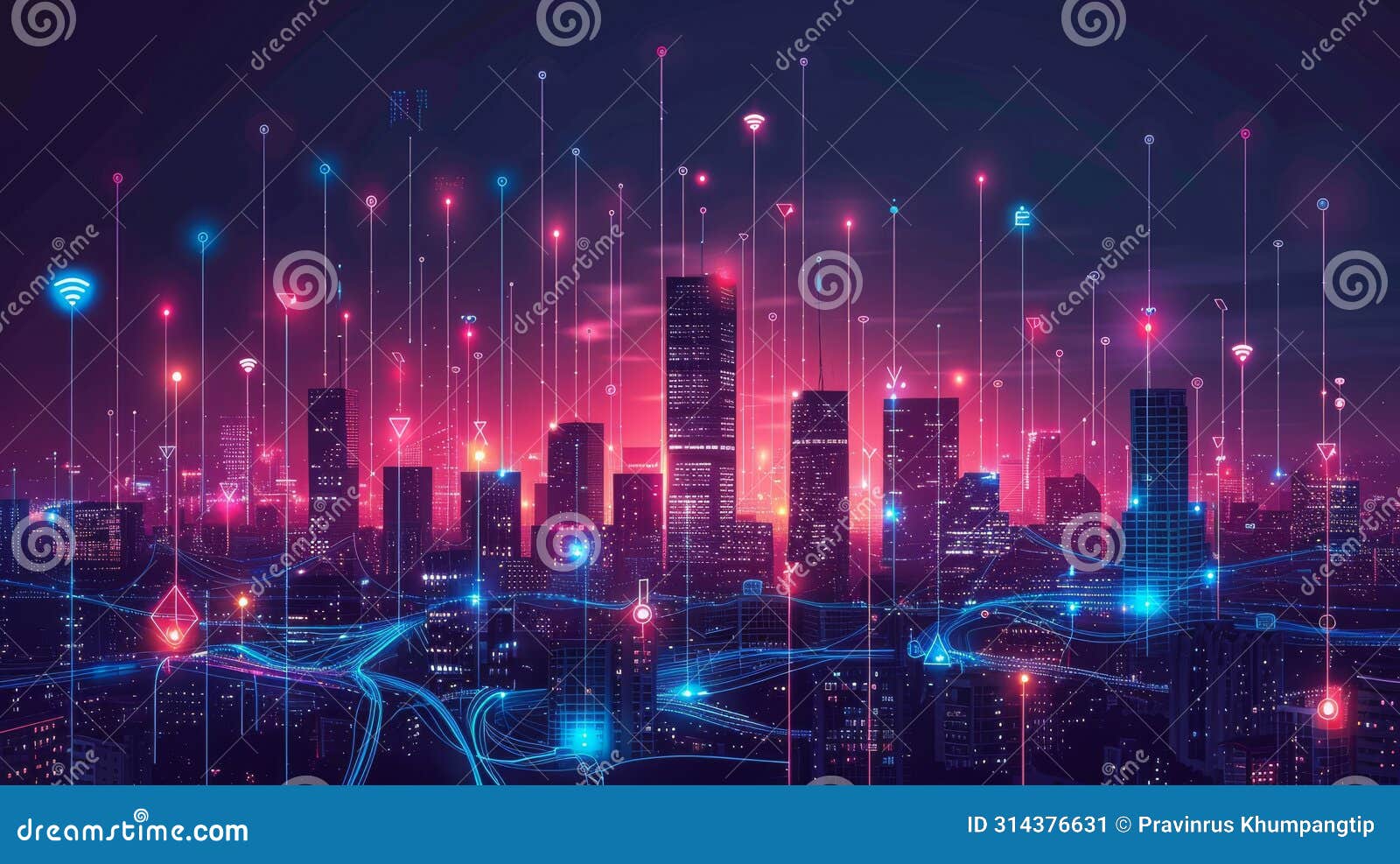 Smart City and Wireless Communication Network, Background Abstract ...