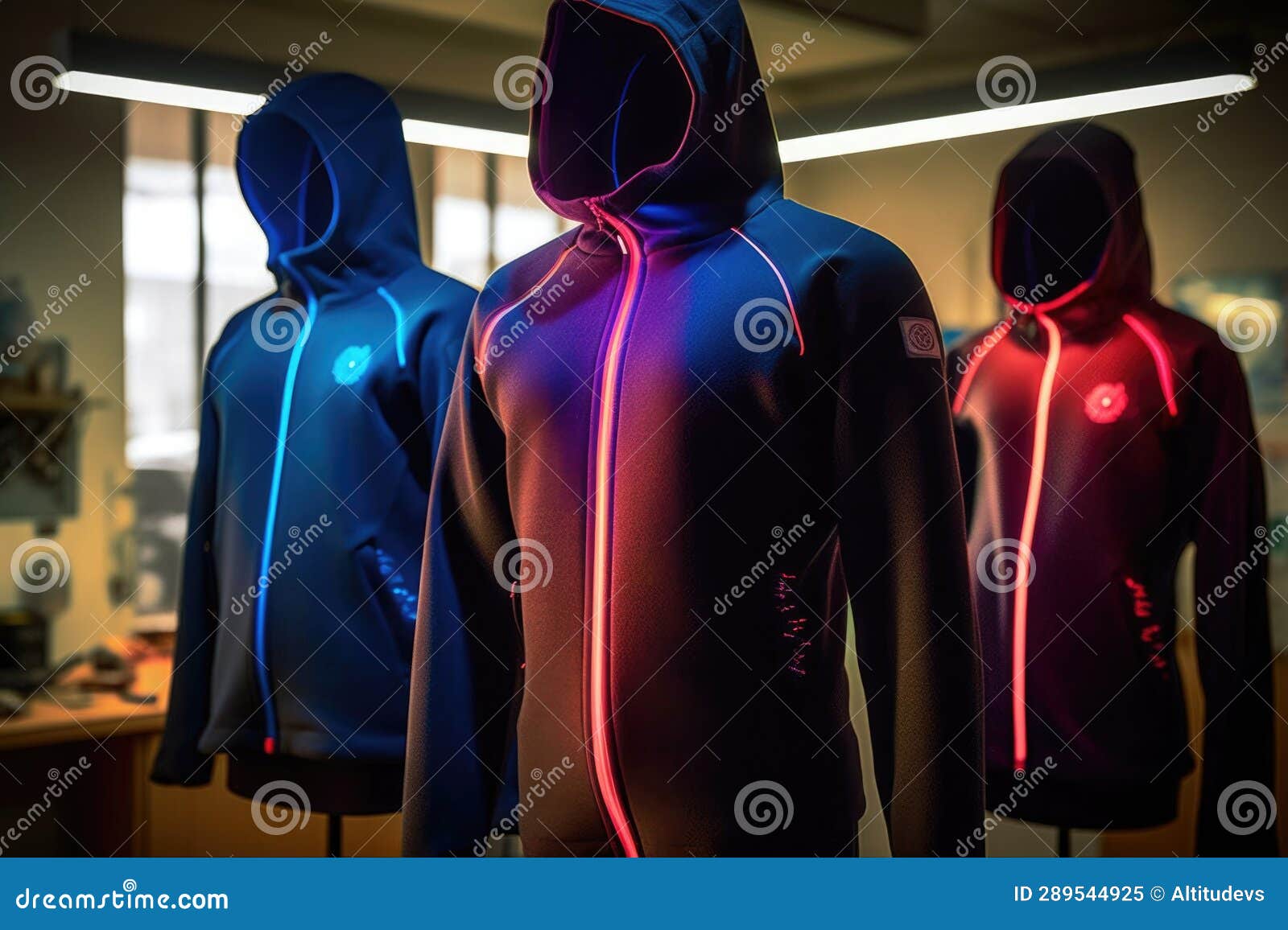 Smart Clothing with Temperature Control Feature Stock Image - Image of ...
