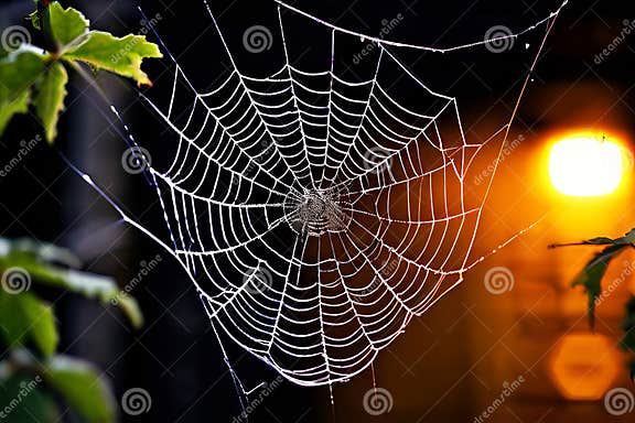 Smart cobweb security mesh stock illustration. Illustration of ...