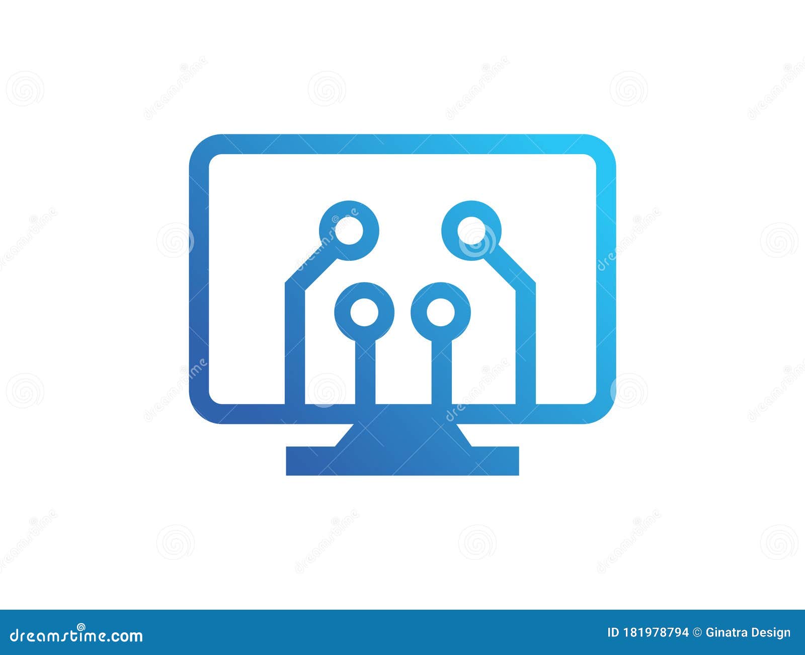 Smart Computing Family Logo Vector Stock Vector - Illustration of ...