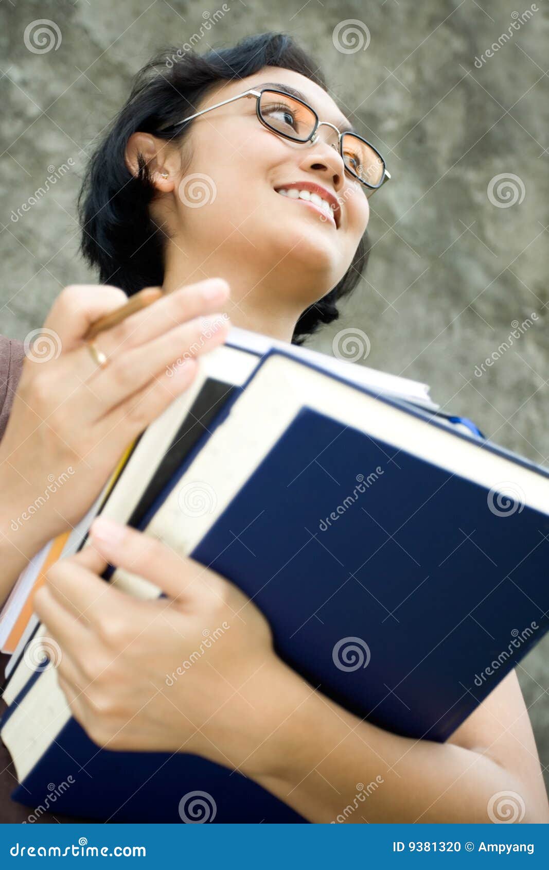 Smart and Confident Female College Student Stock Photo - Image of ...