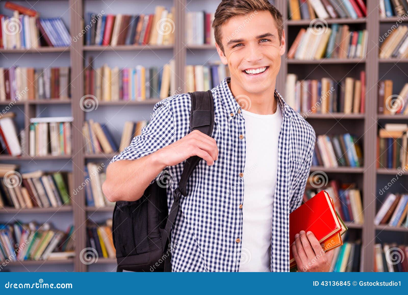 Smart and Confident Student. Stock Image - Image of expressing ...