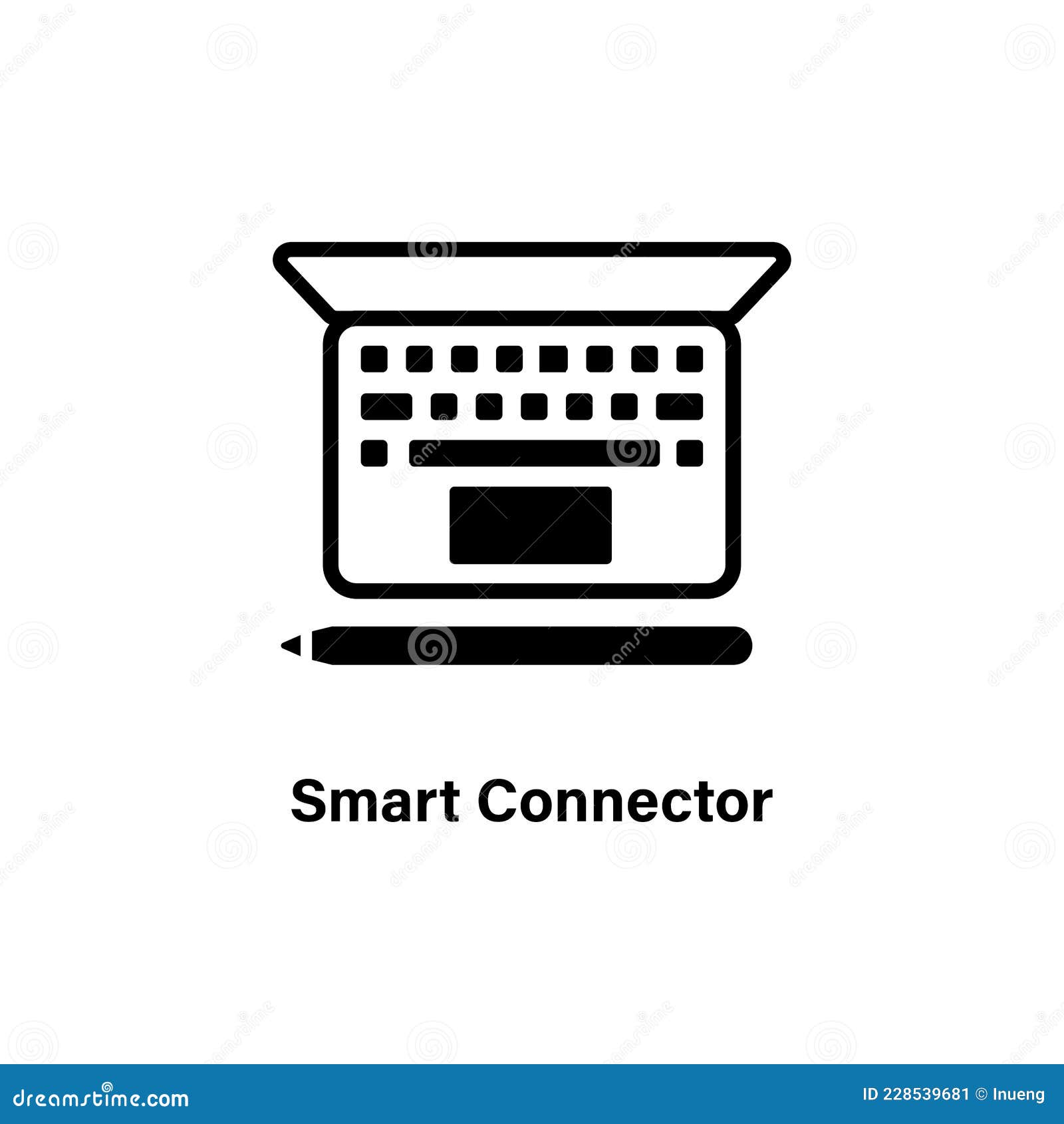 Smart Connector Icon Symbol Vector Stock Vector - Illustration of ...