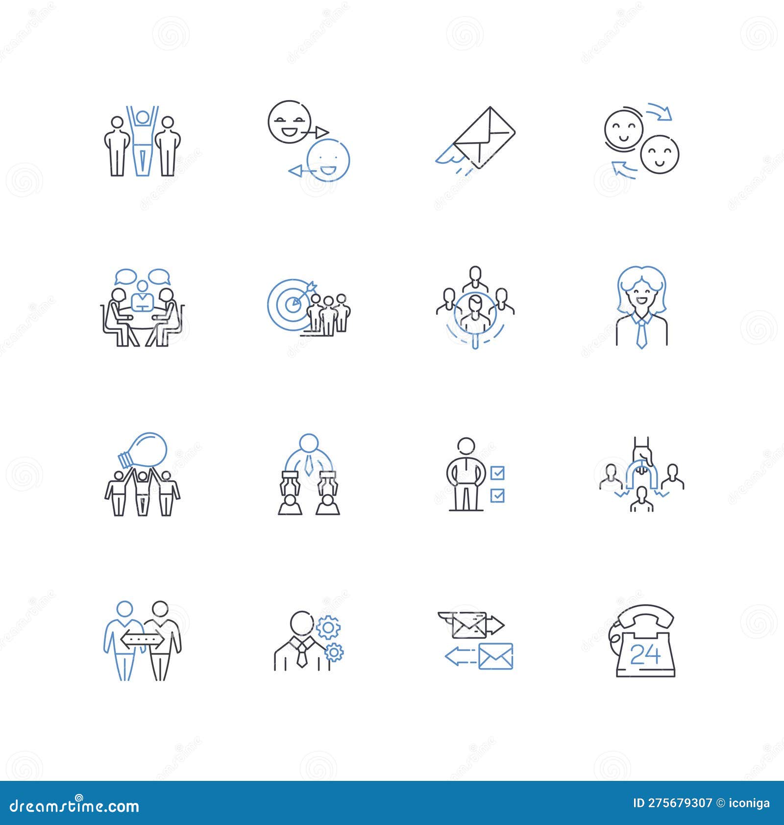 Smart Consultancy Line Icons Collection. Innovation, Analytics ...