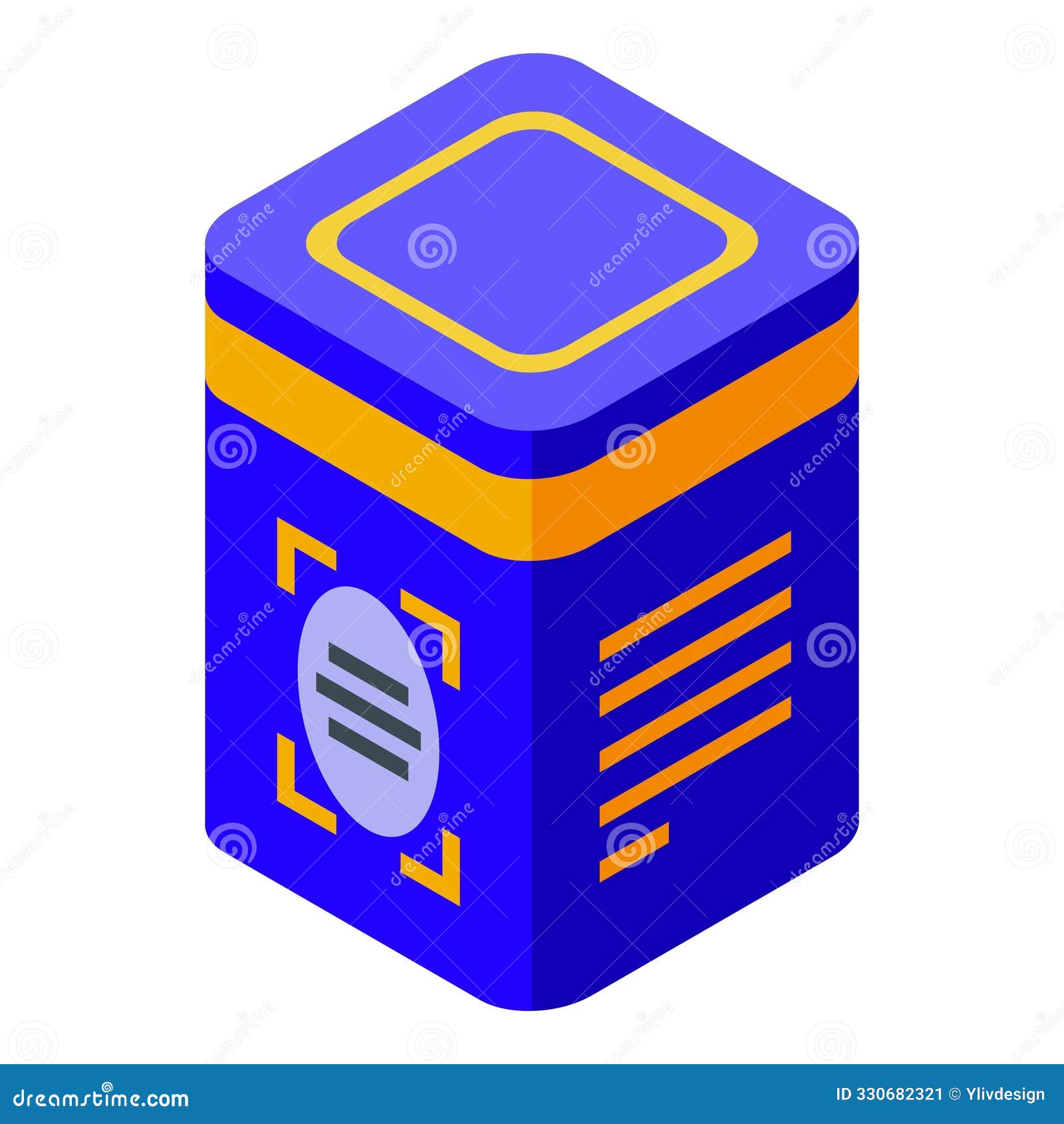 Smart Container Tracking System Using Barcode Scanning Technology Stock ...