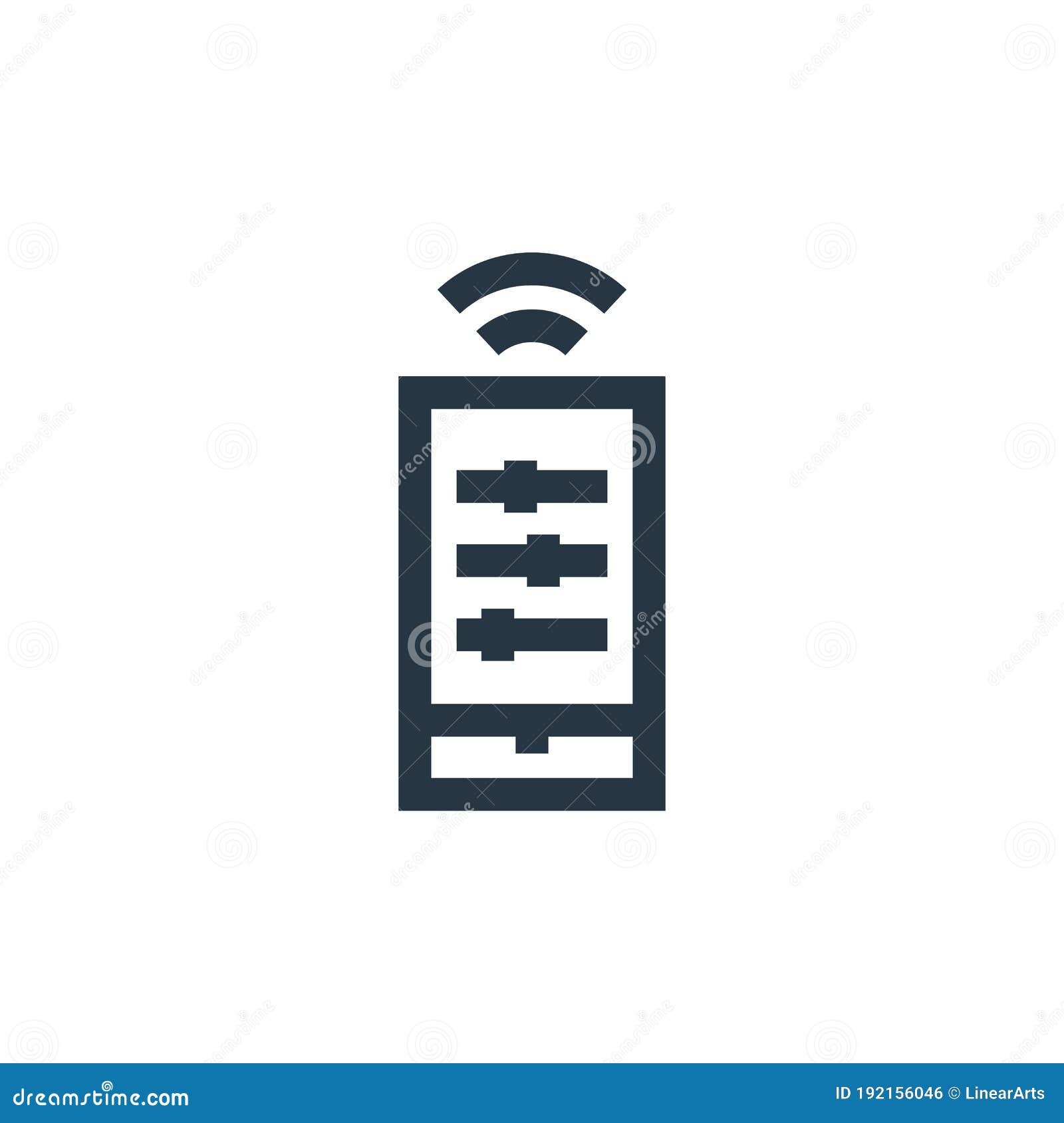 Smart Control Icon Vector from Futuristic Technology Concept. Thin Line ...