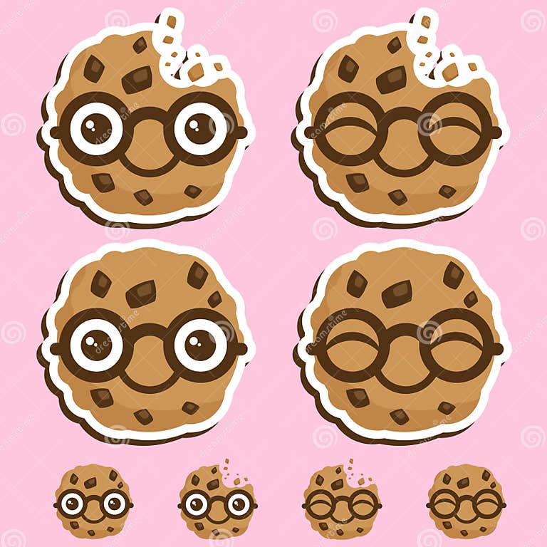 Smart Cookie stock vector. Illustration of chip, intellectual - 16010945