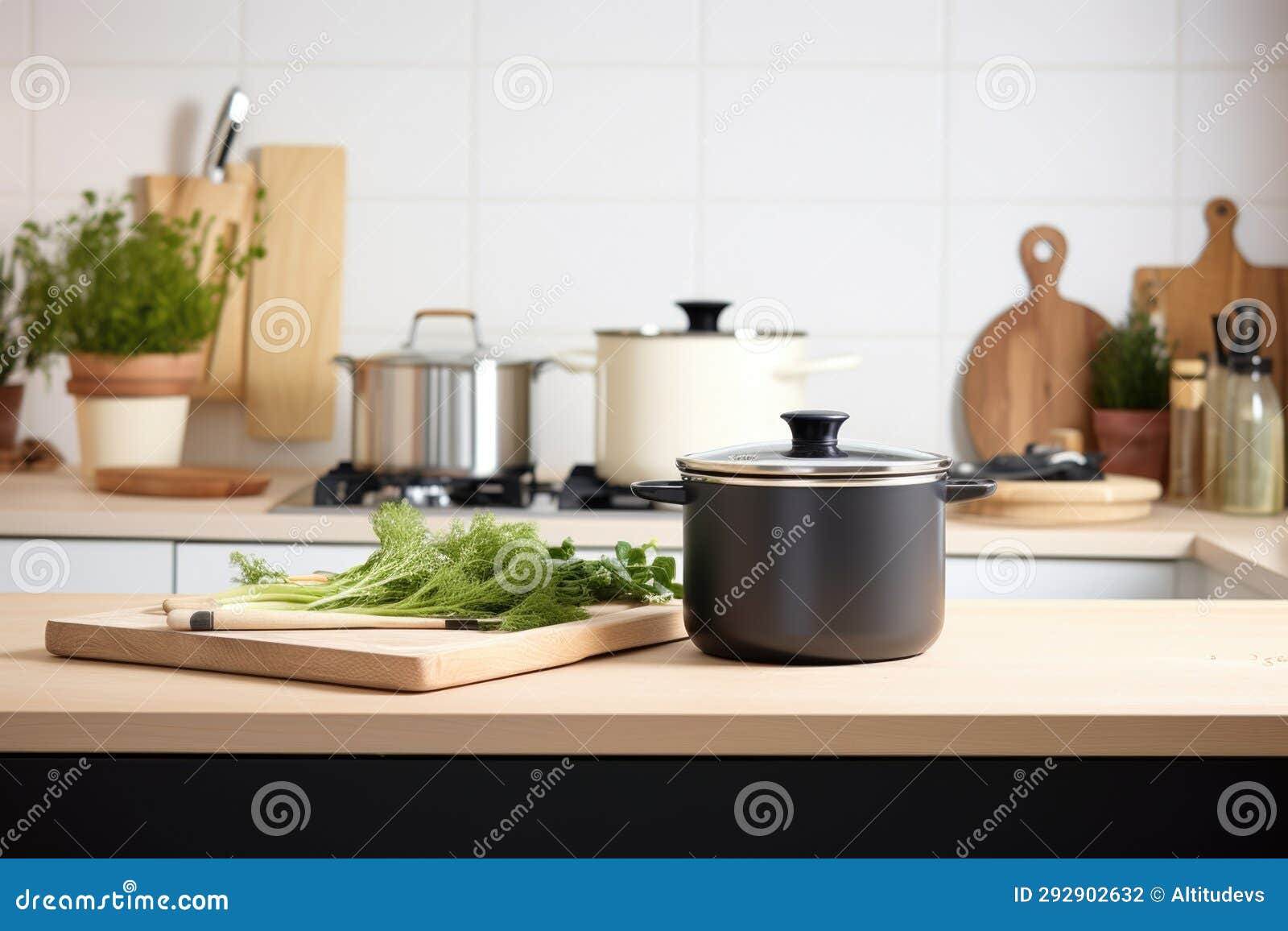 A Smart Cookware in a Modern Kitchen Stock Photo - Image of innovative ...