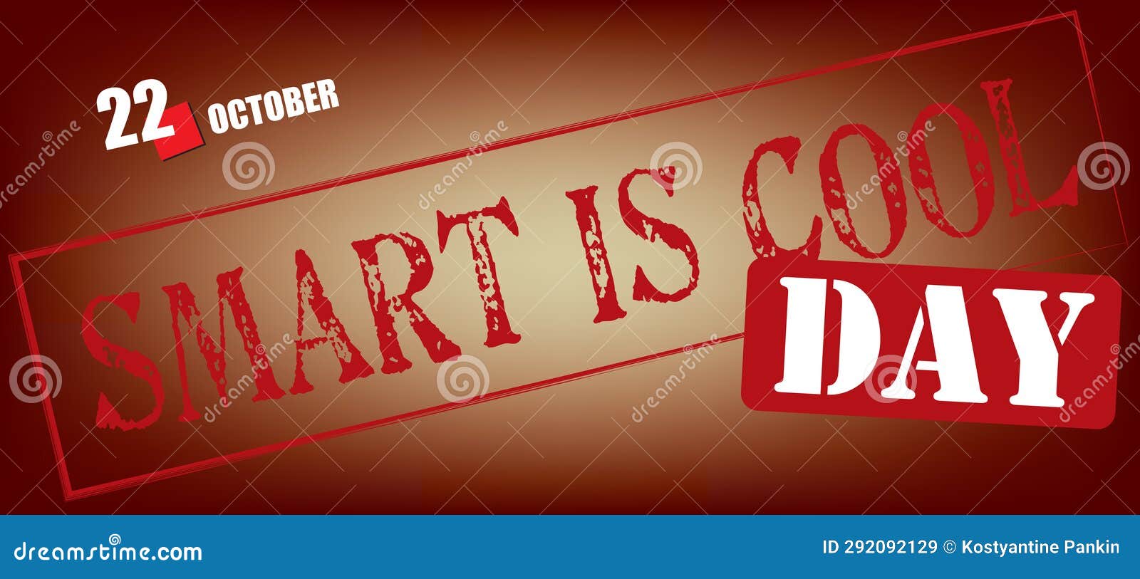 Smart is Cool Day stock illustration. Illustration of event - 292092129
