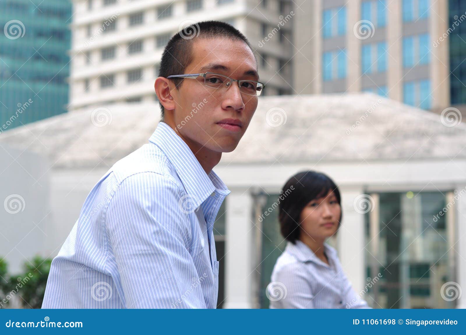 Smart Corporate Executive Couple Stock Photo - Image of love, china ...
