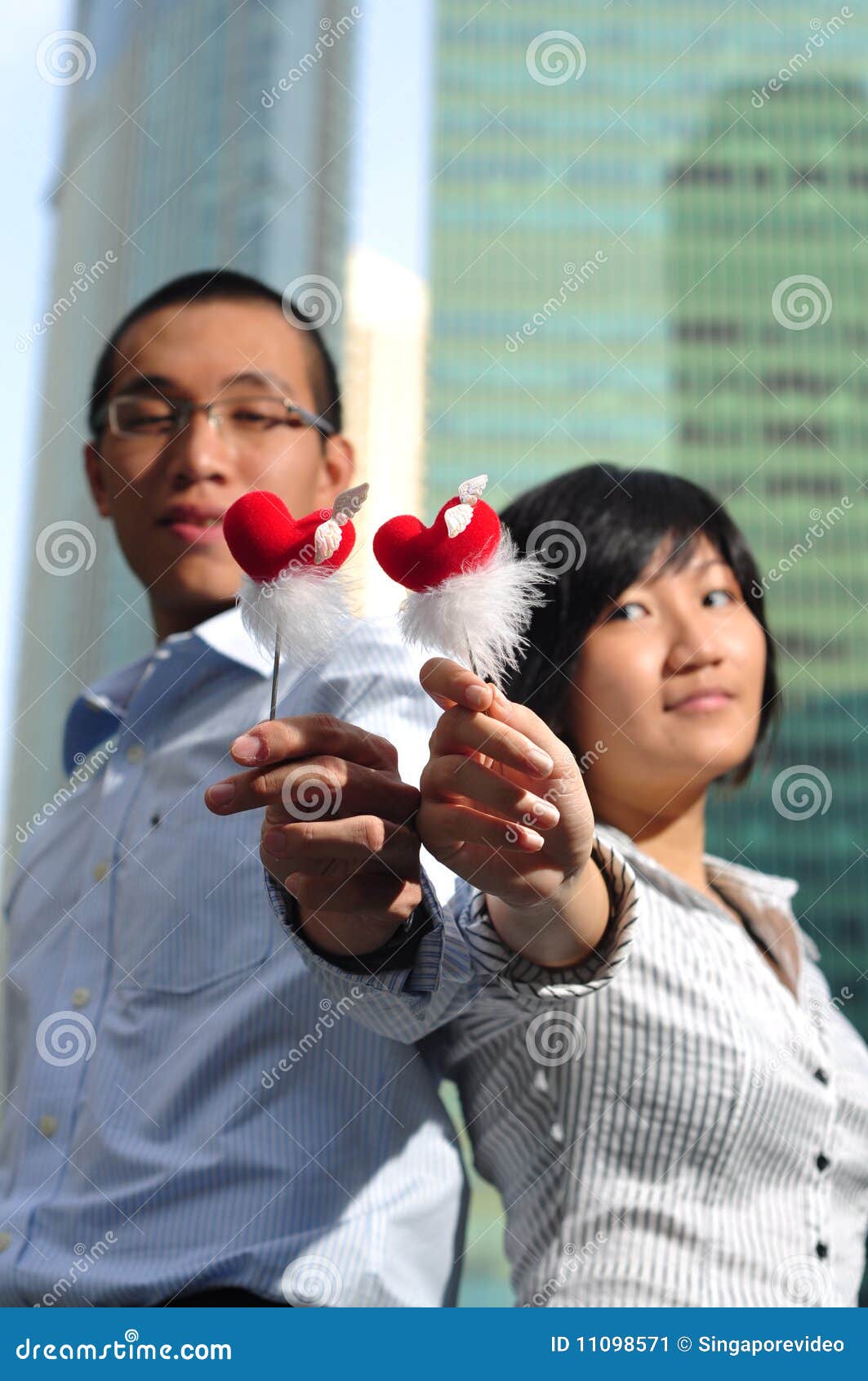 Smart Corporate Executive Couple Stock Image - Image of casual, japan ...