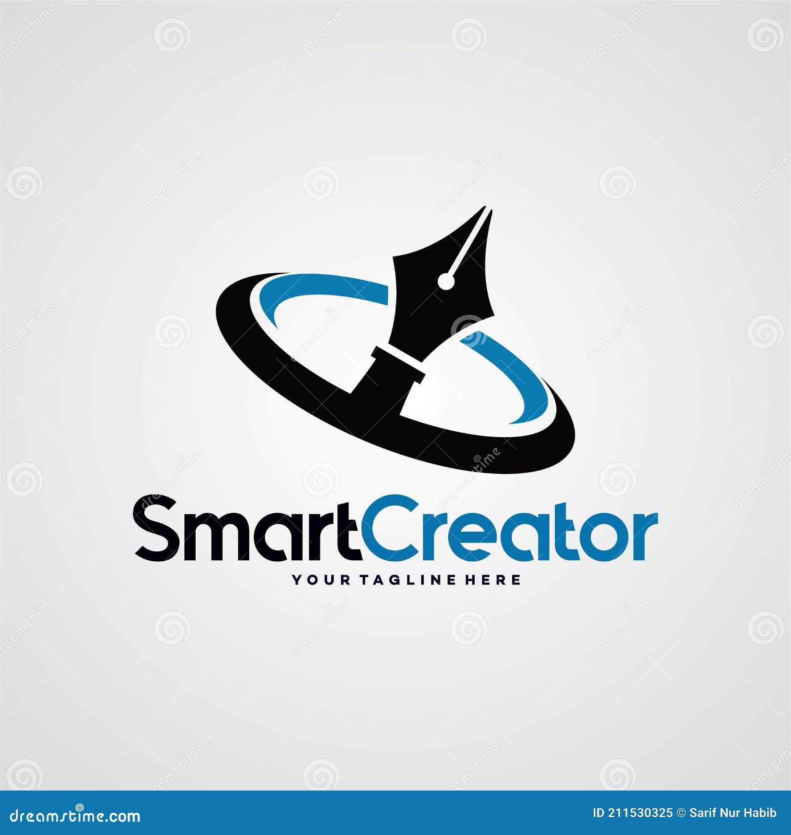 Smart Creator Logo Design Template Stock Vector - Illustration of ...