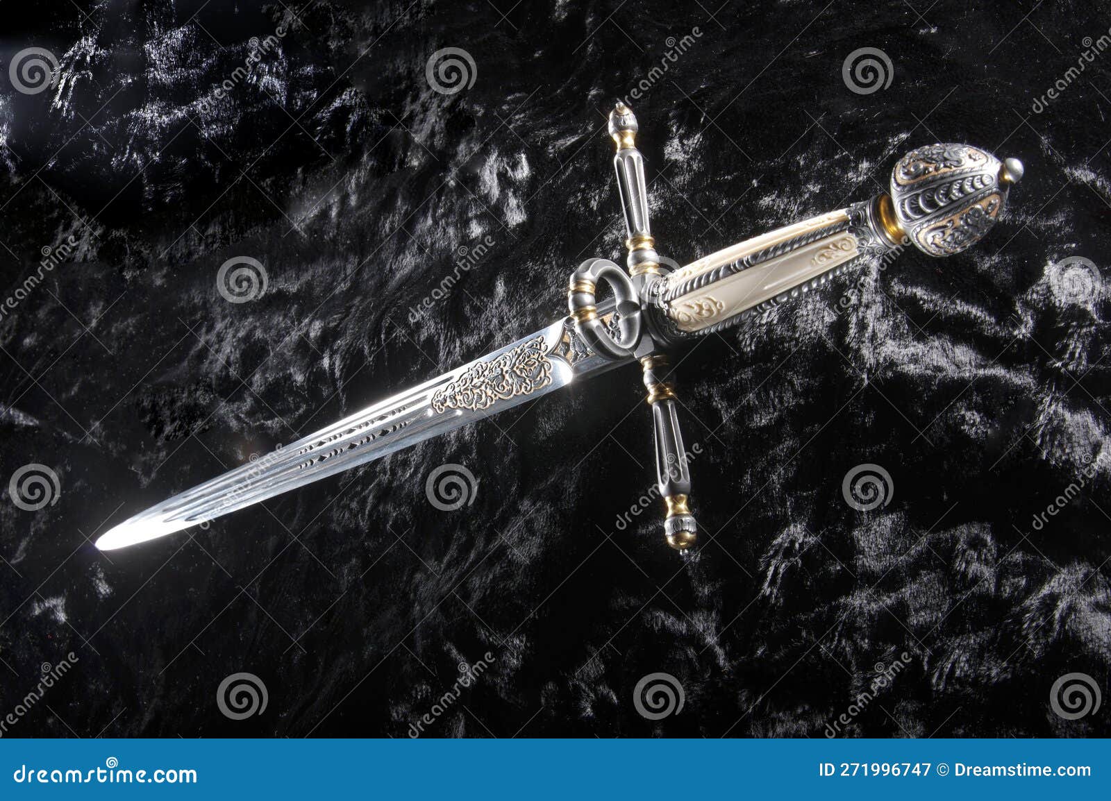Smart dagger stock image. Image of medieval, used, bravery - 271996747