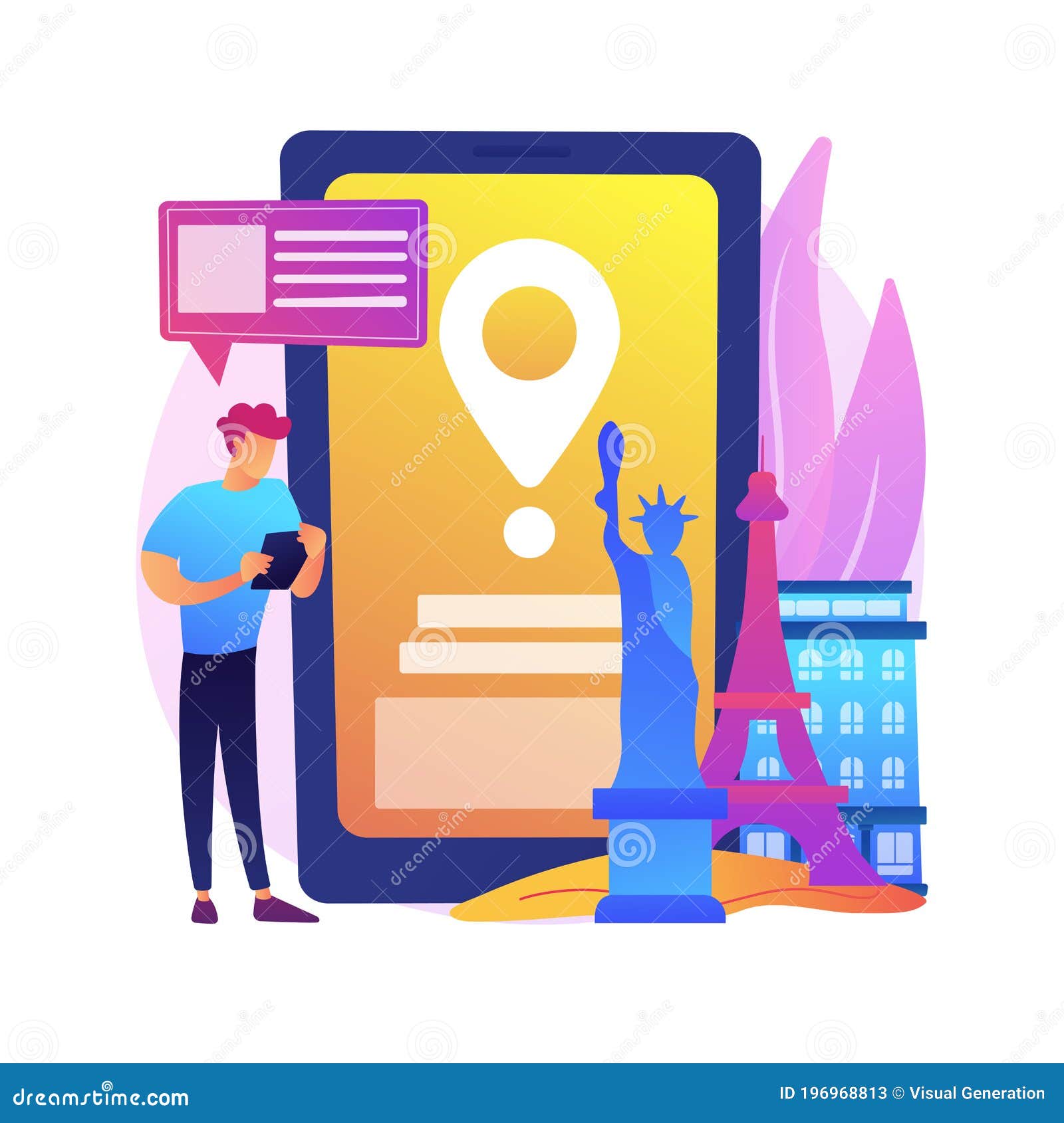 Smart Destinations Project Abstract Concept Vector Illustration. Stock ...