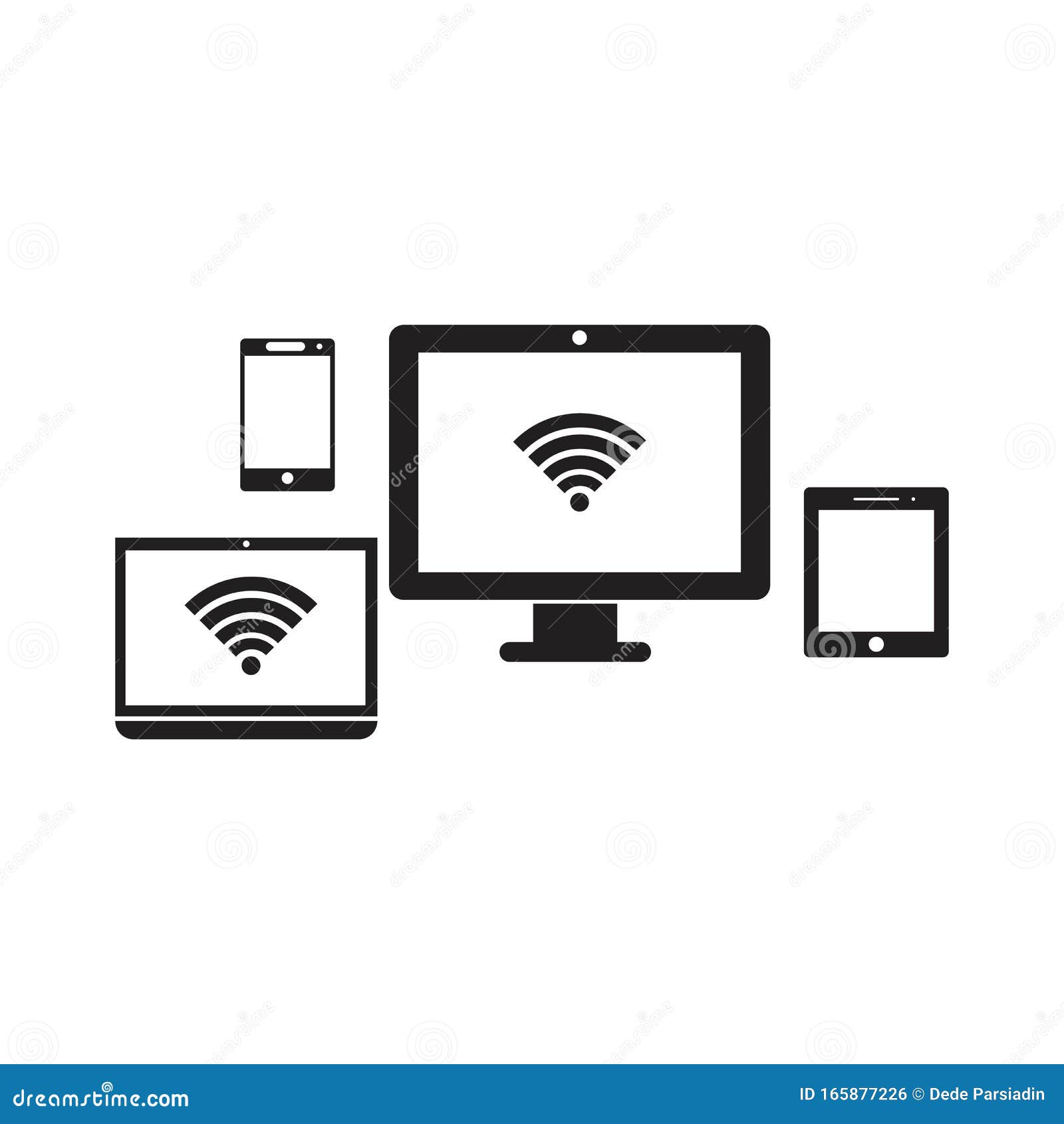 Smart Devices Icon Vector Illustration Design Template Stock Vector ...