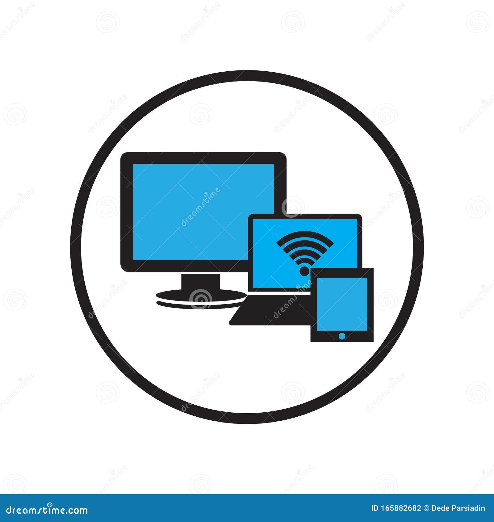 Smart Devices Icon Vector Illustration Design Template Stock Vector ...
