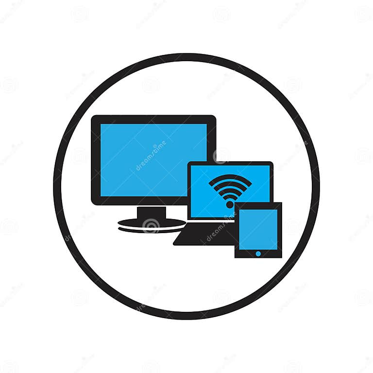 Smart Devices Icon Vector Illustration Design Template Stock Vector ...