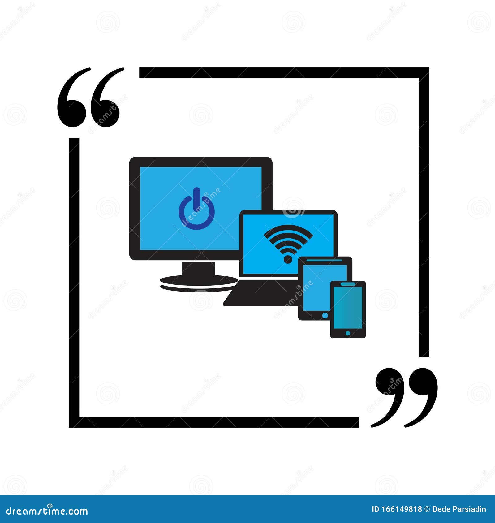 Smart Devices Icon Vector Illustration Design Template Stock Vector ...