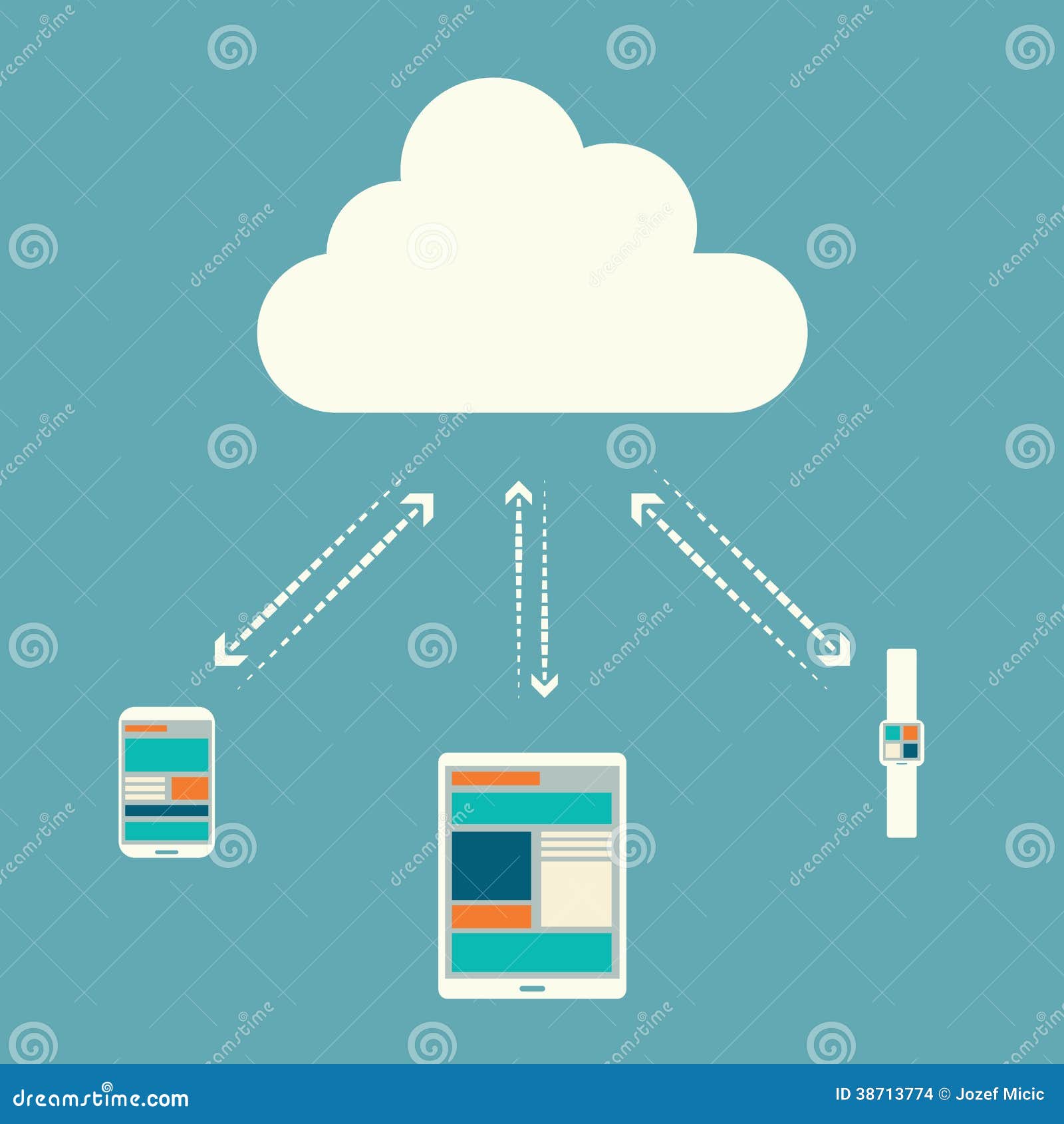 Smart devices infographics stock vector. Illustration of elements ...