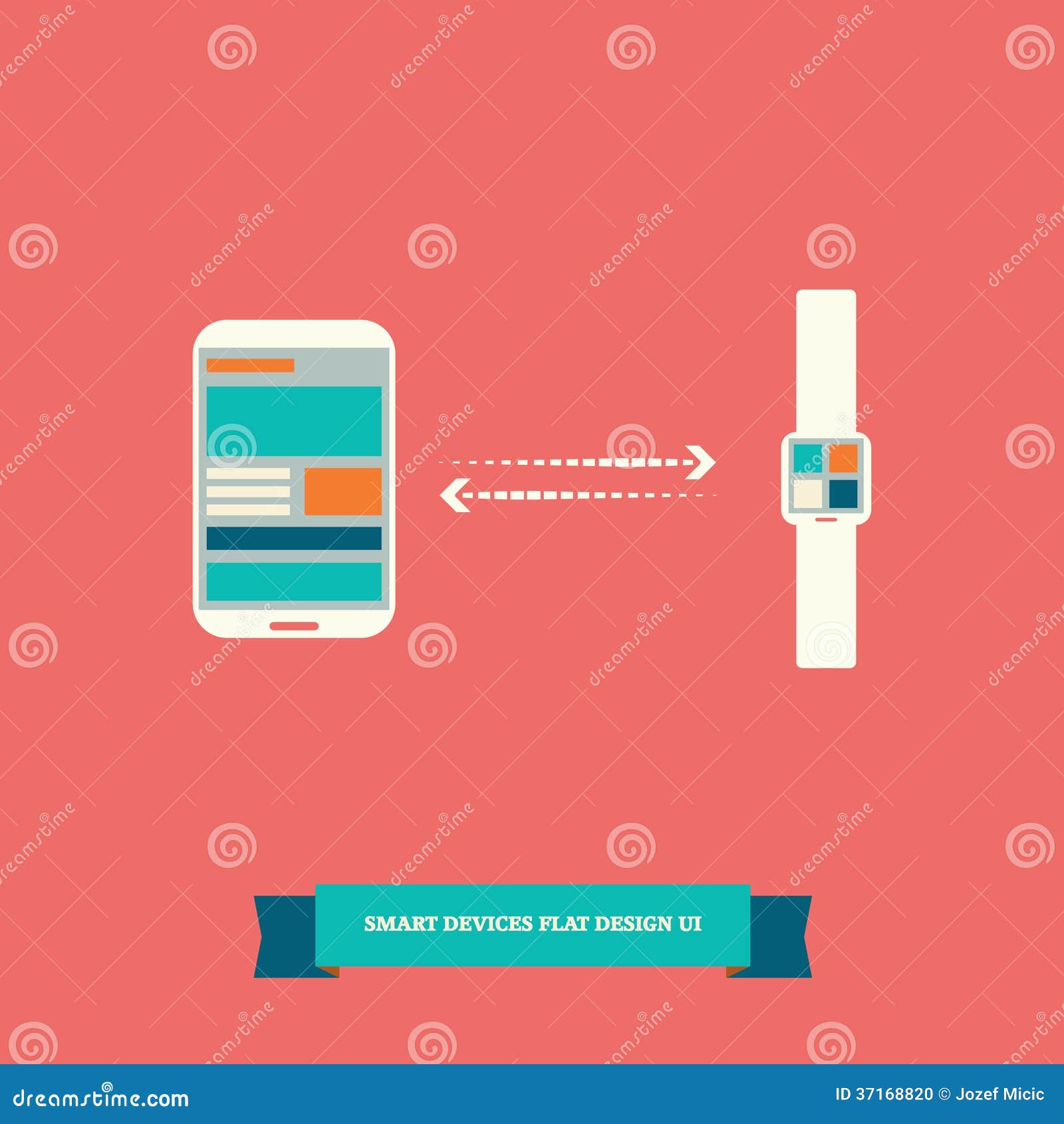 Smart devices stock vector. Illustration of electronics - 37168820